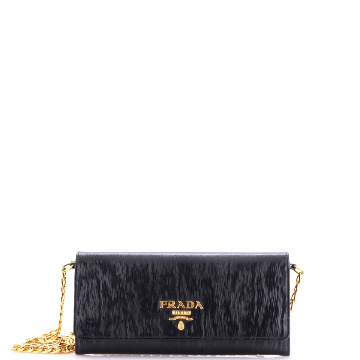 Click here for Pre-Owned Prada Long Wallet on Chain Vitello Move... prices