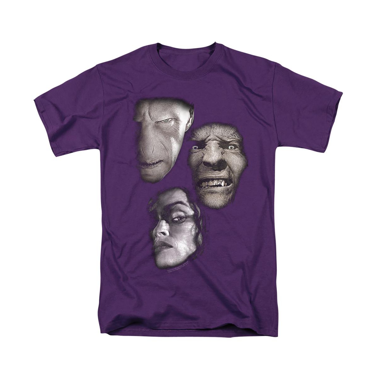 Click here for Harry Potter Mens Villian Heads T-Shirt - Purple prices
