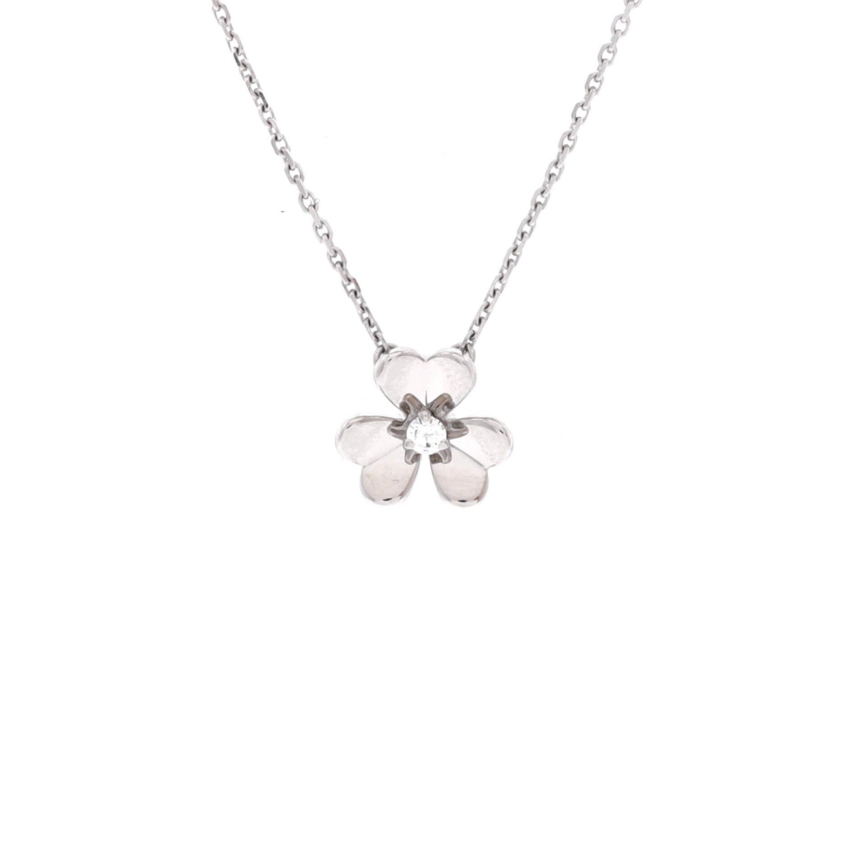 Click here for Pre-Owned Van Cleef & Arpels Frivole Pendant Neckl... prices