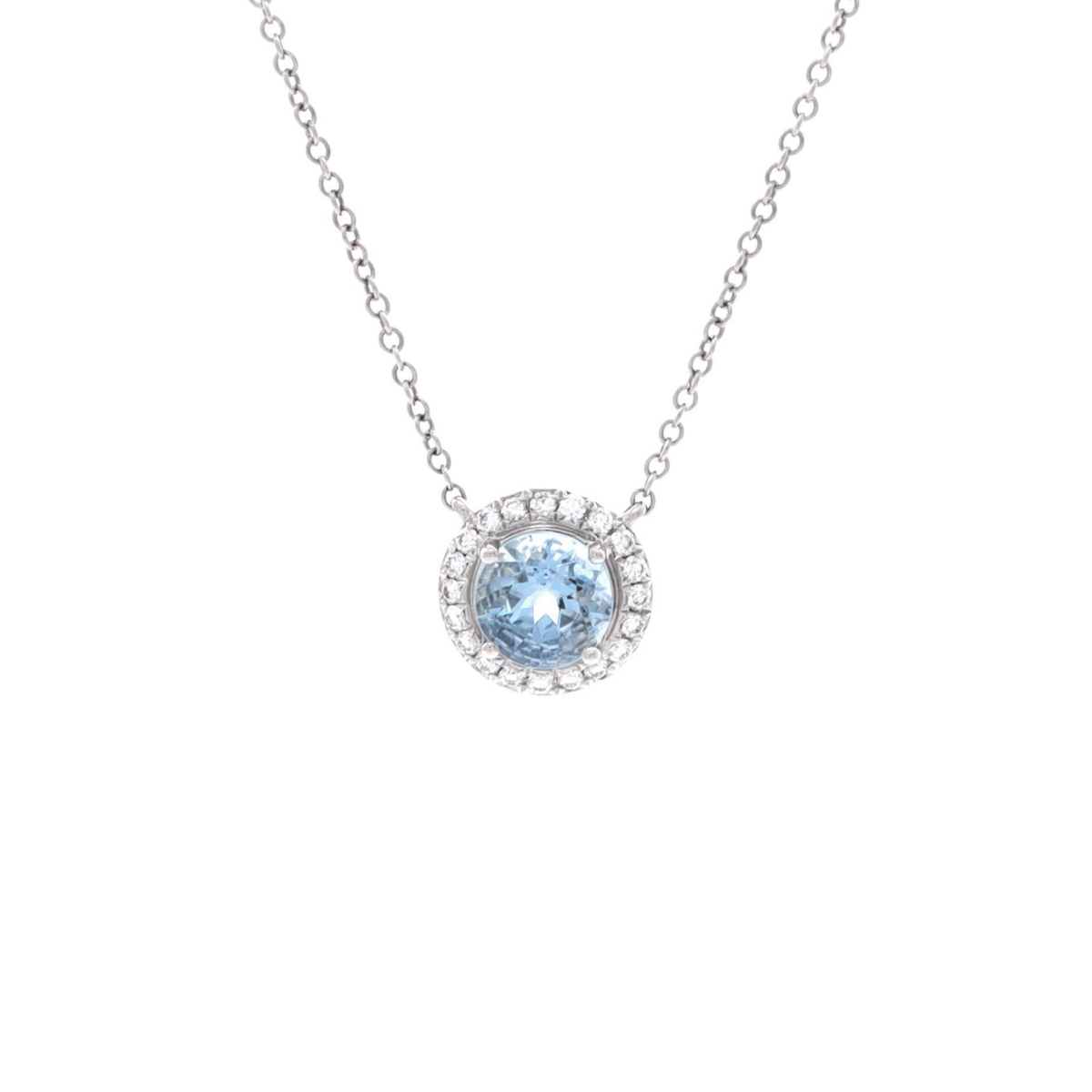 Click here for Pre-Owned Tiffany & Co Soleste Round Pendant Neckl... prices