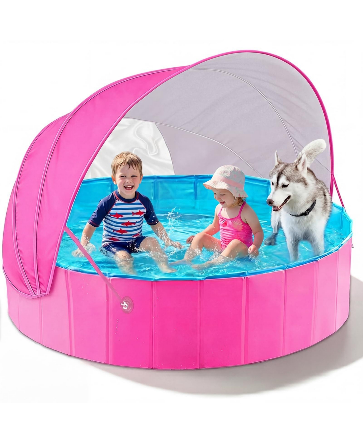 Click here for Gnuadz Kiddie Pool Foldable Shade Tent Swimming Wa... prices