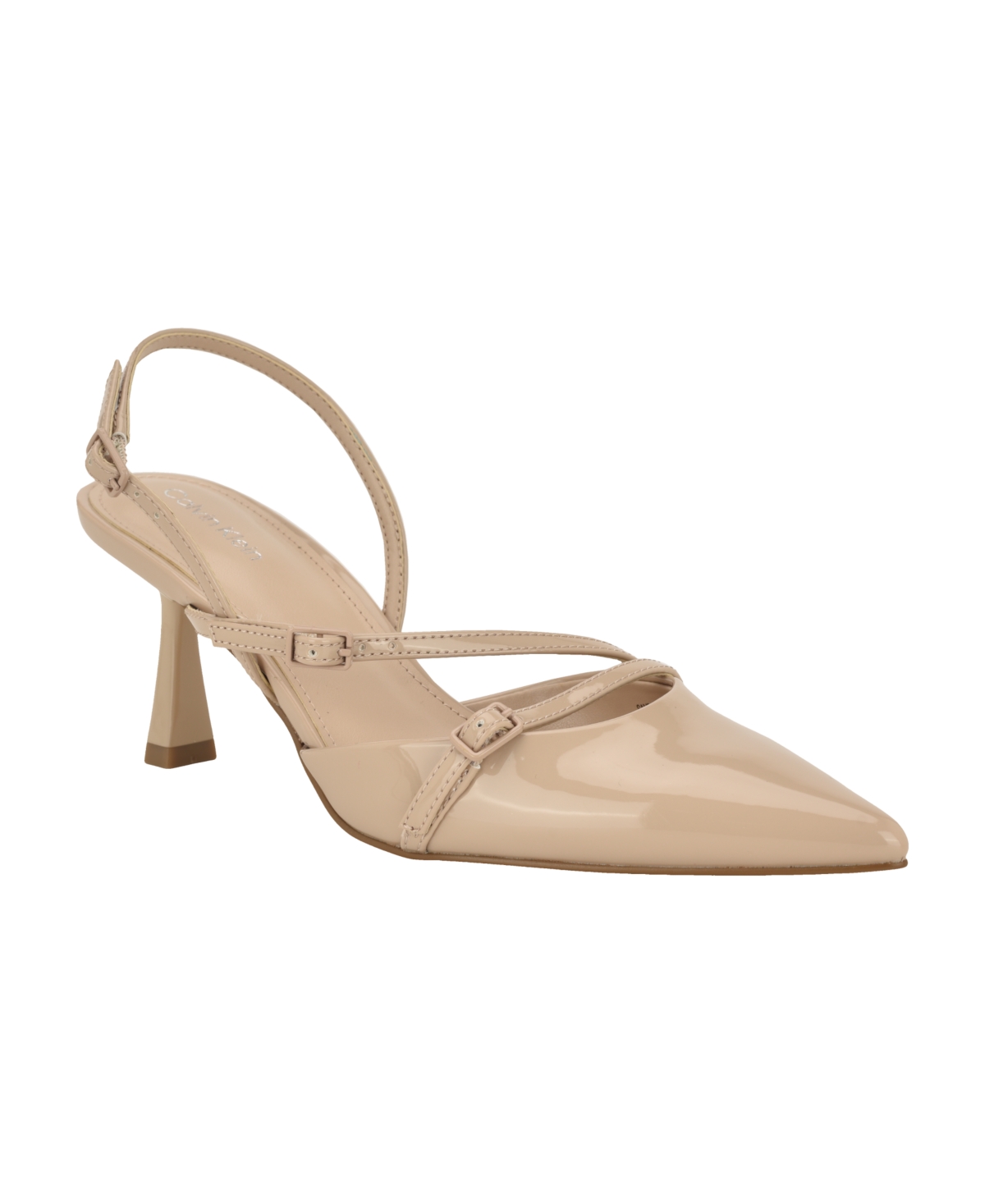Click here for Calvin Klein Womens Tarlie Tapered Heel Slingback... prices