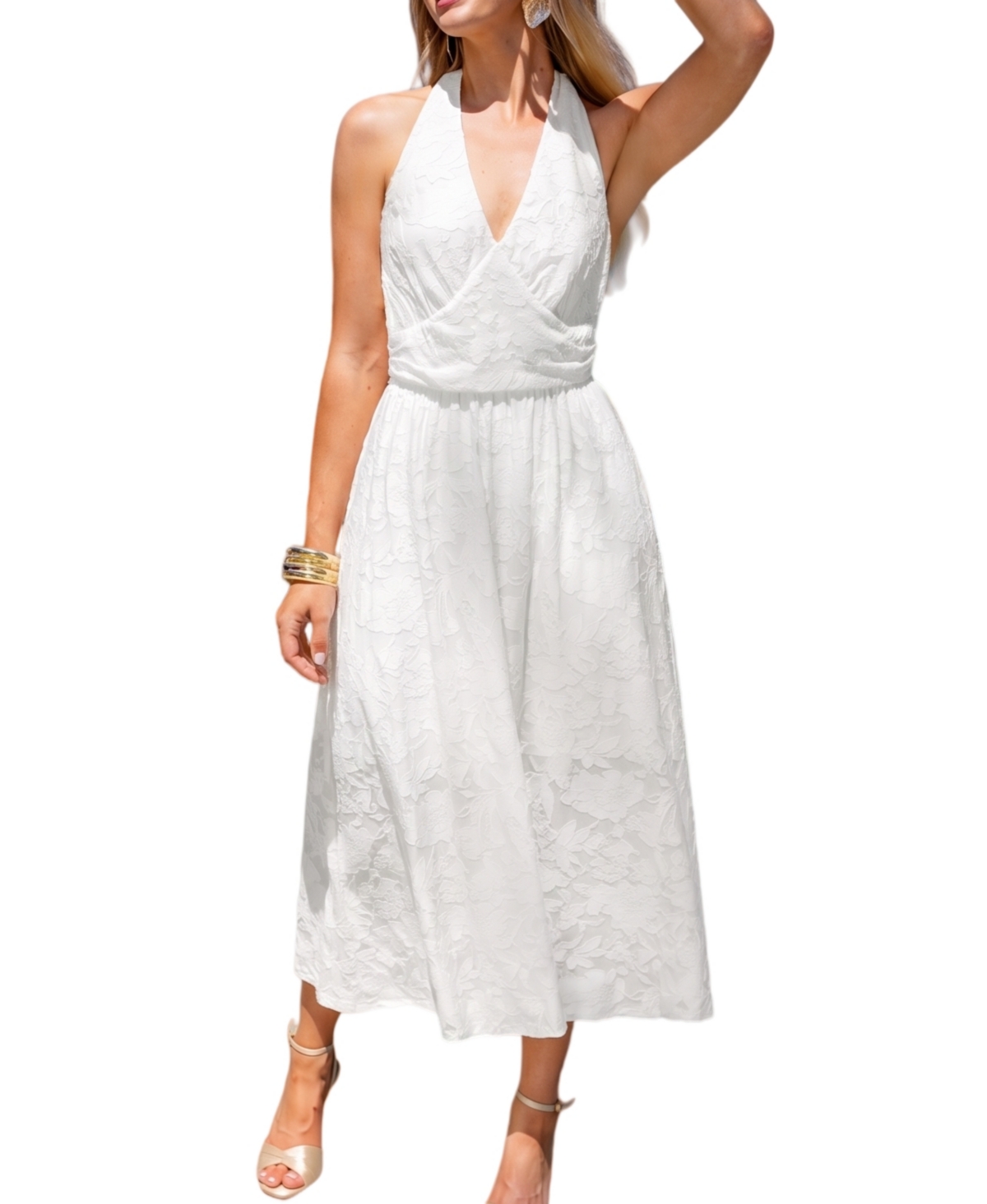 Click here for Cupshe Womens Belle of the Ball Midi Beach Dress -... prices