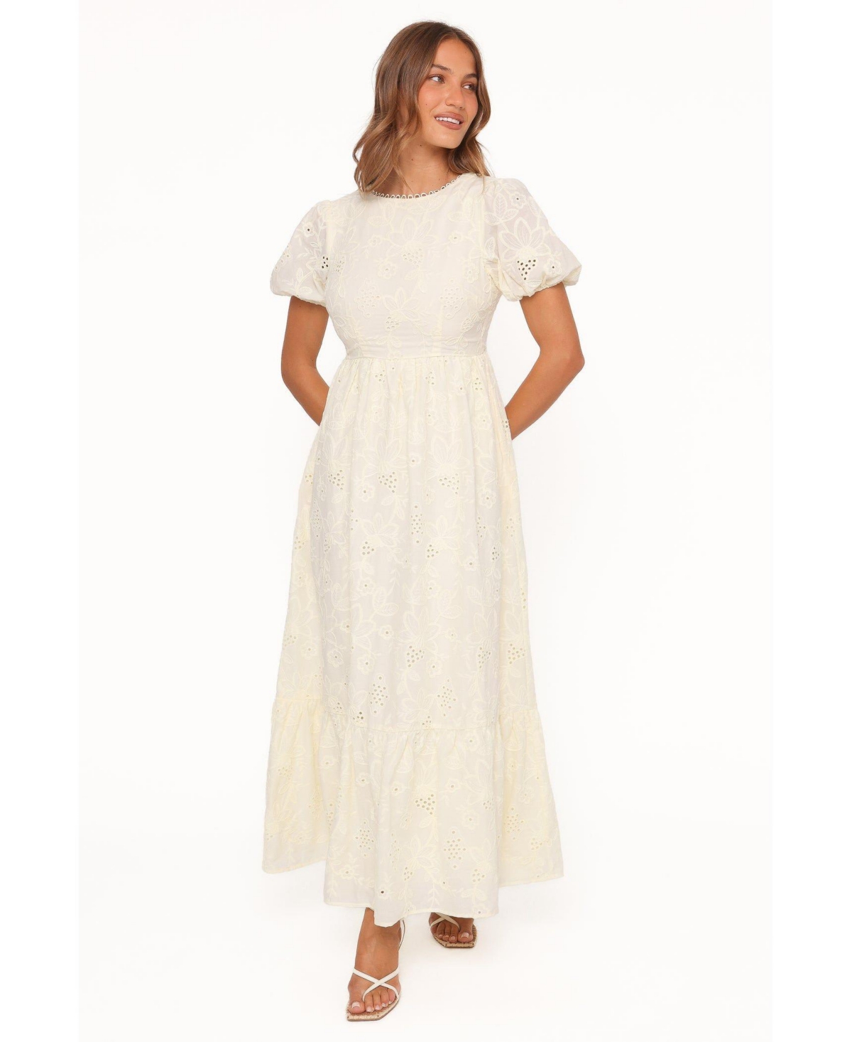 Click here for Petal and Pup Womens Janice Maxi Dress - Butter ye... prices
