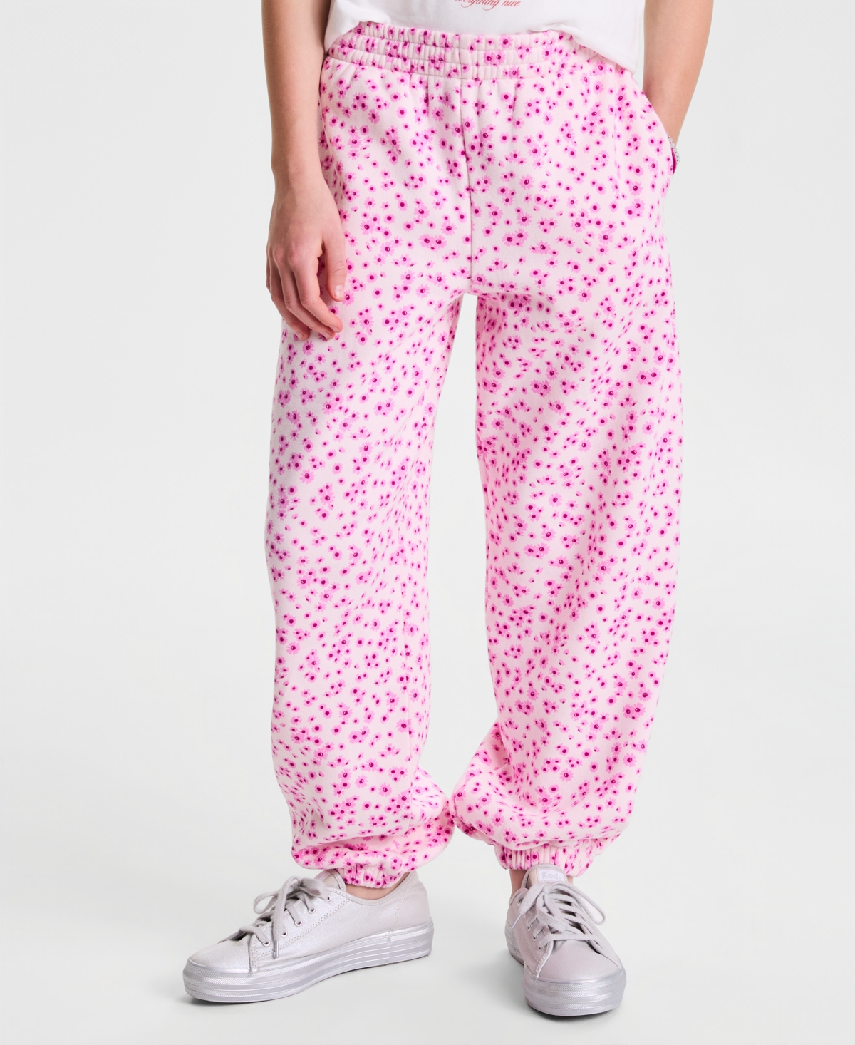 Click here for Epic Threads Girls Xs-xl Floral-Print Jogger Pants... prices