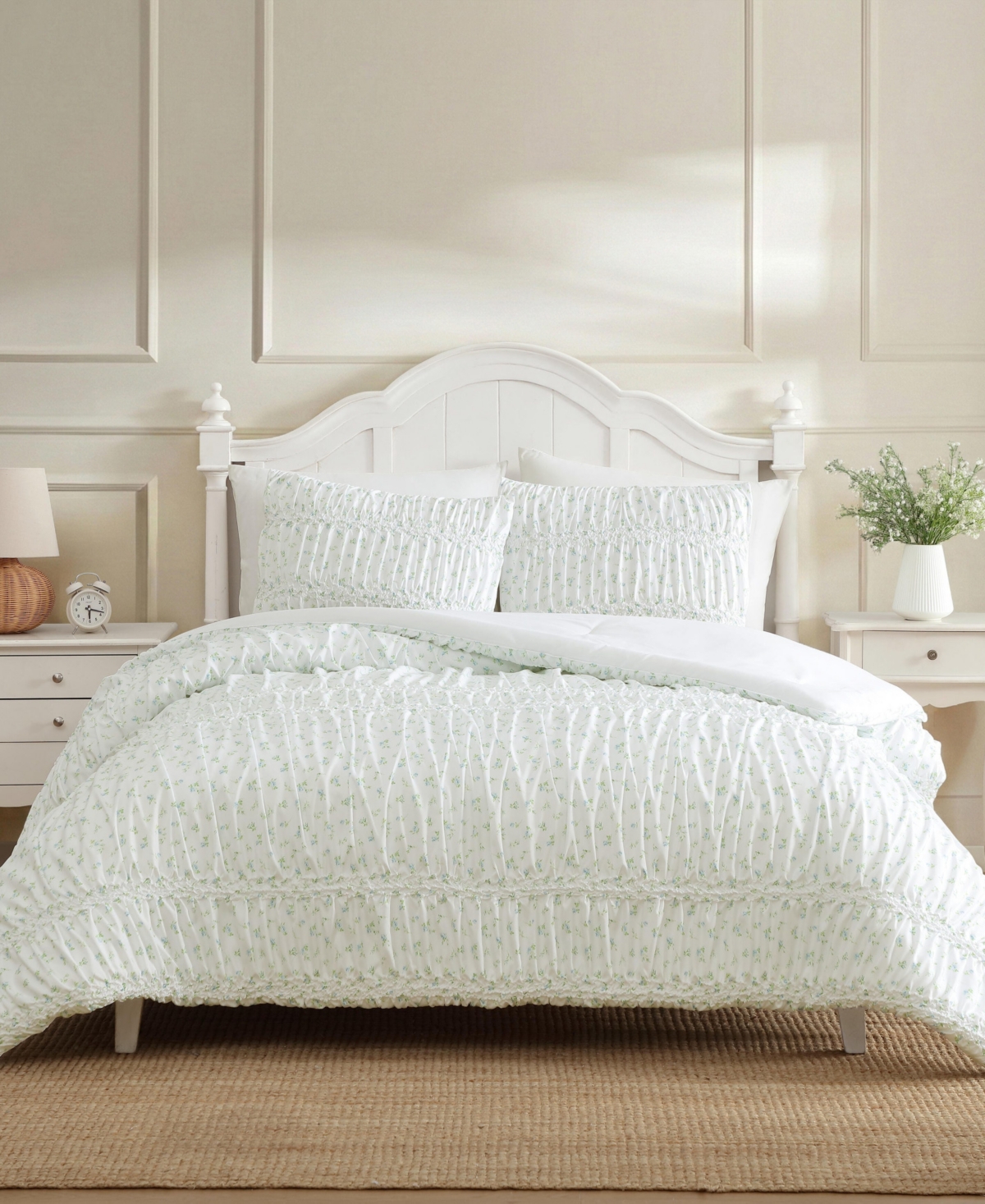 Click here for Laura Ashley Rosebuddies Microfiber 3-Pc. Comforte... prices