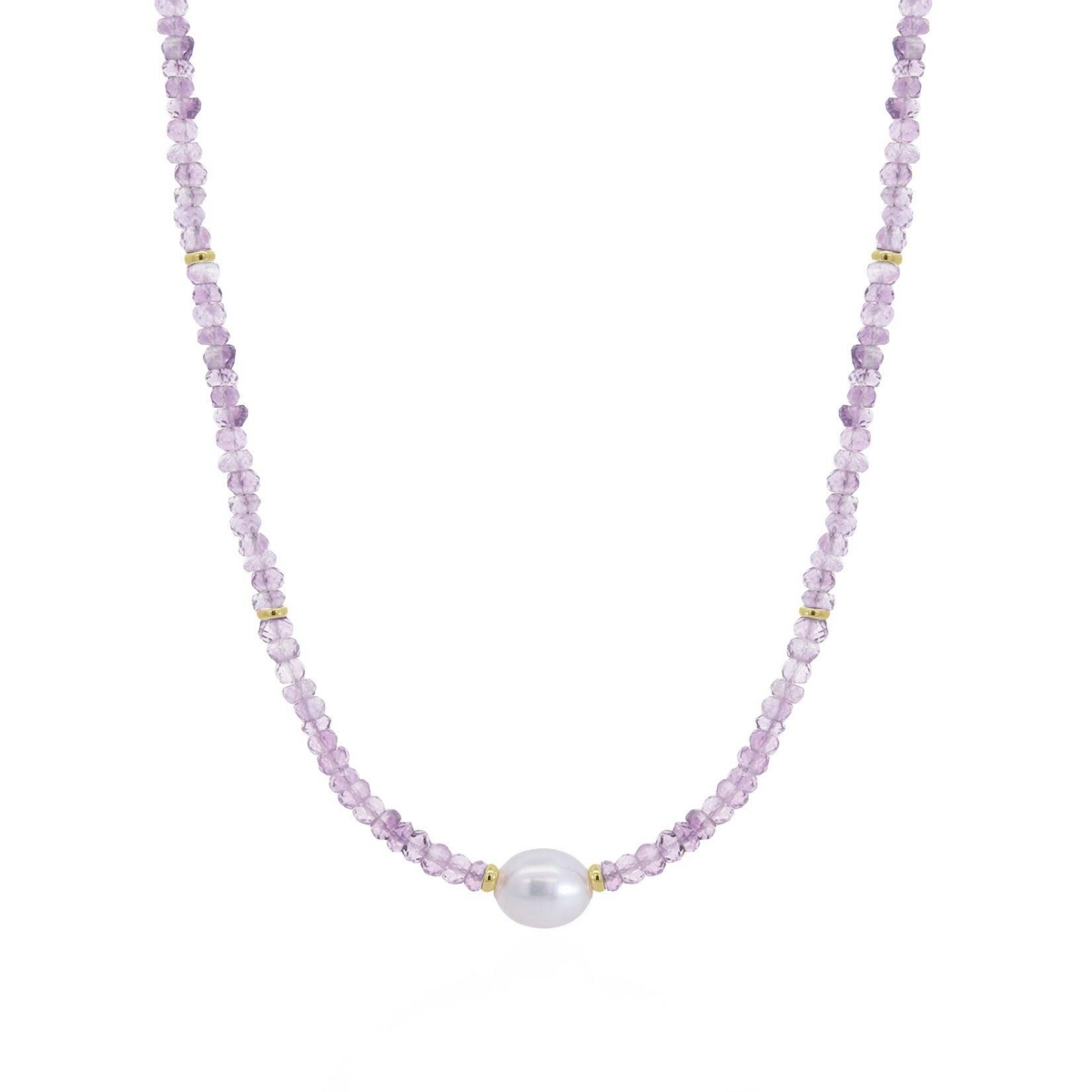 Click here for The Lovery Amethyst Bead Pearl Necklace 14K Gold prices