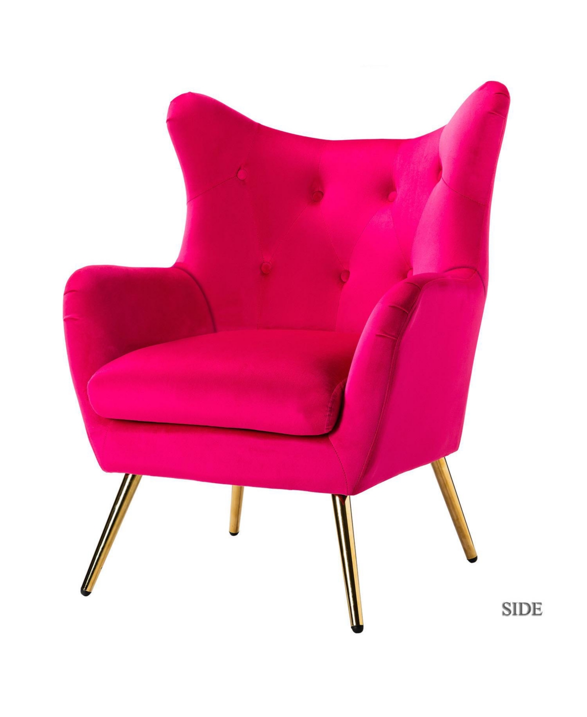 Click here for Hulala Home Avianna Wide Tufted Velvet Wingback Ch... prices