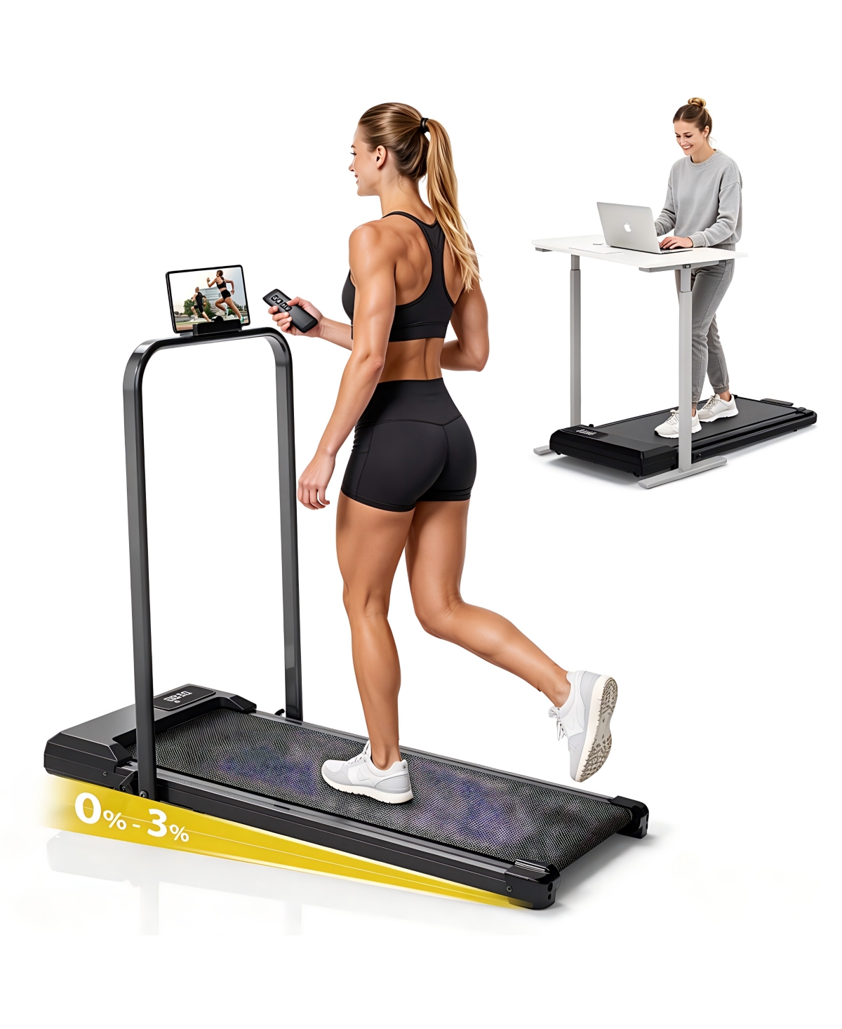 Click here for Redliro Walking Pad Treadmill 2-in-1 with Incline... prices