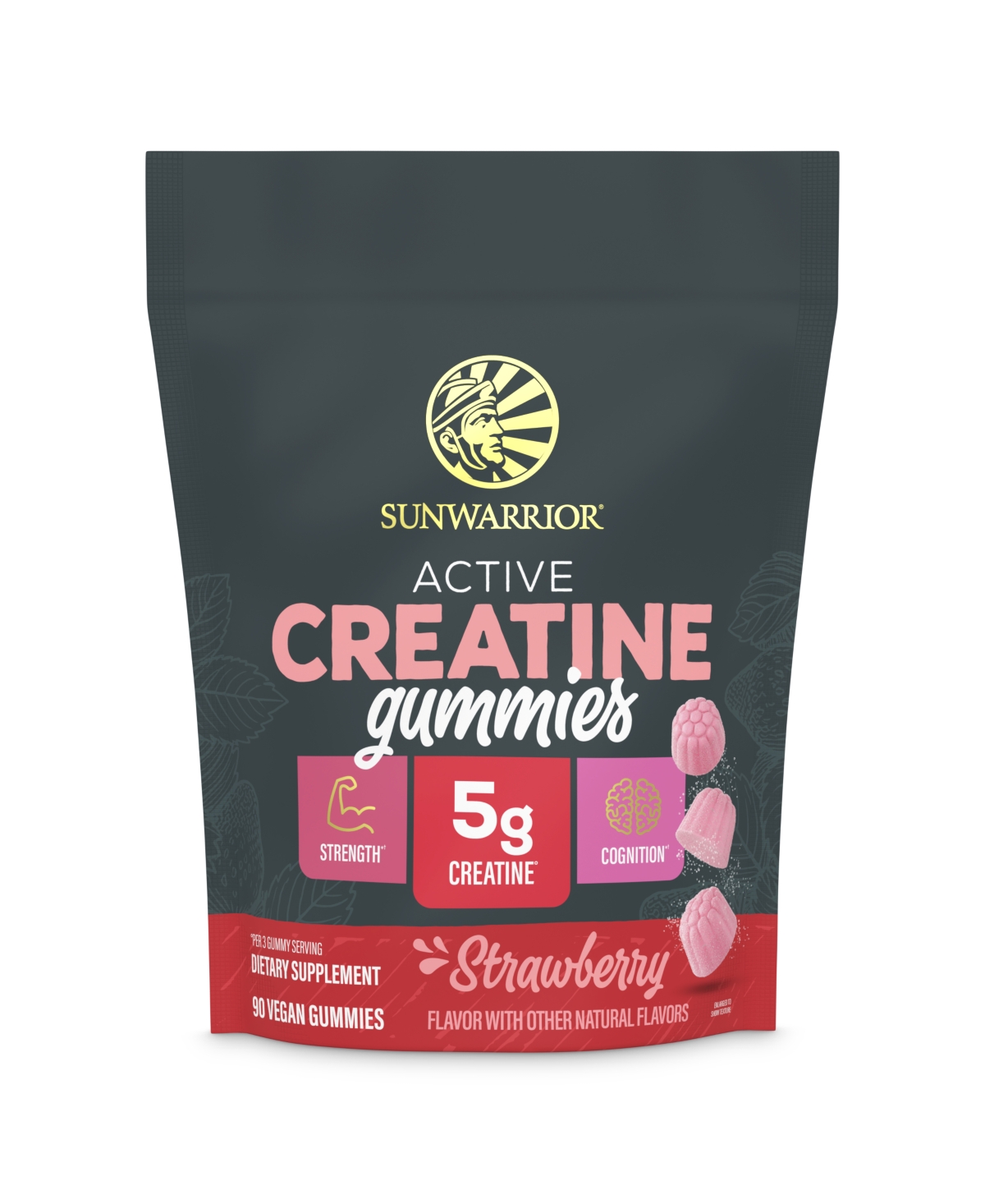 Click here for Sunwarrior Active Creatine Gummies Strawberry 5g C... prices