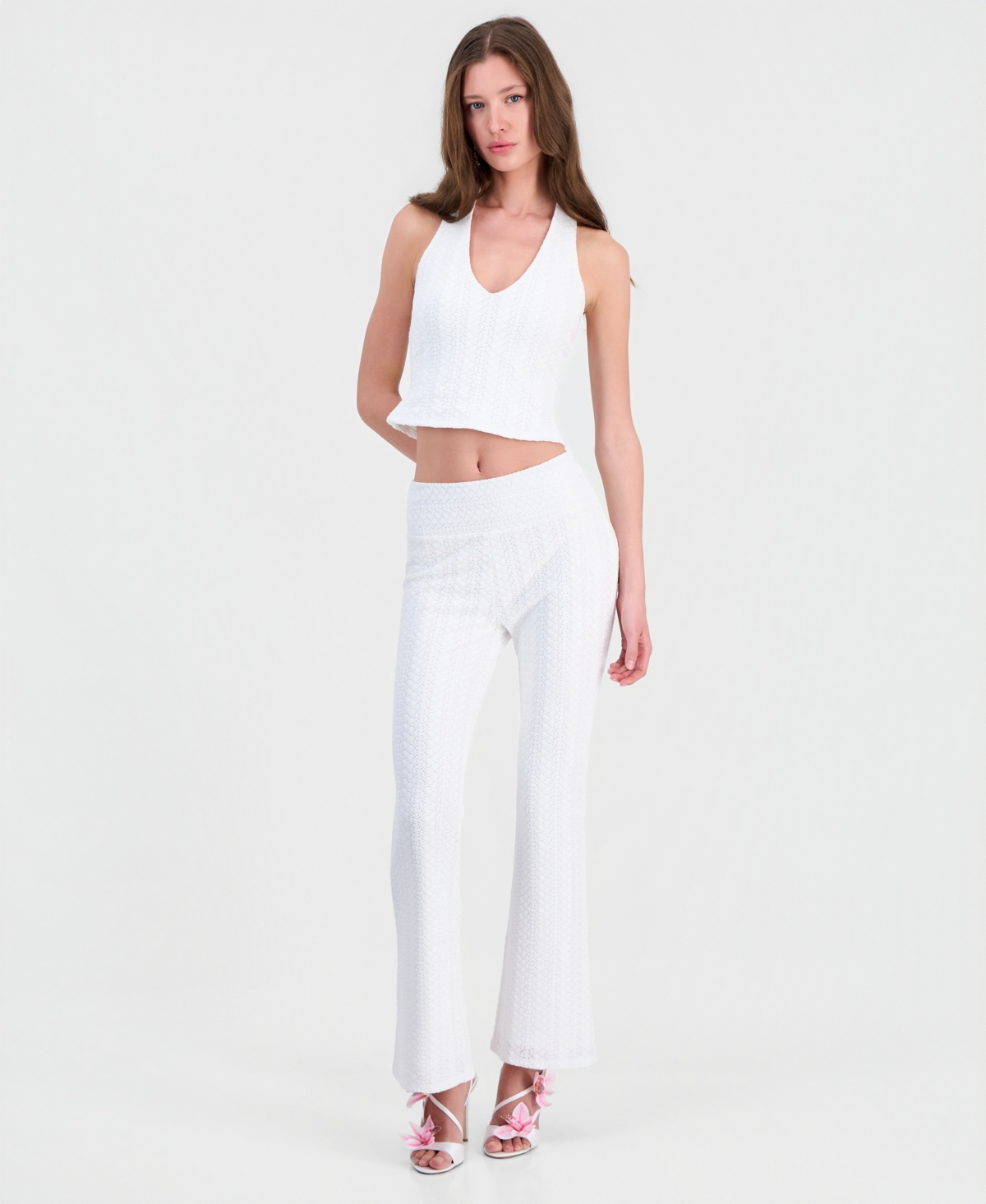 Click here for Guess Womens Joey Textured Knit Pull-On Pants - DO... prices