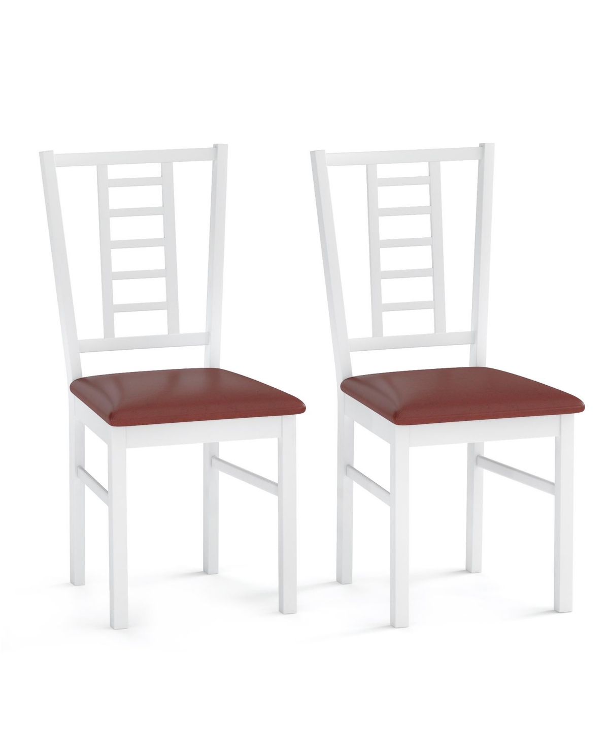 Click here for Slickblue Wooden Dining Chairs Set of 2 Pu Leather... prices