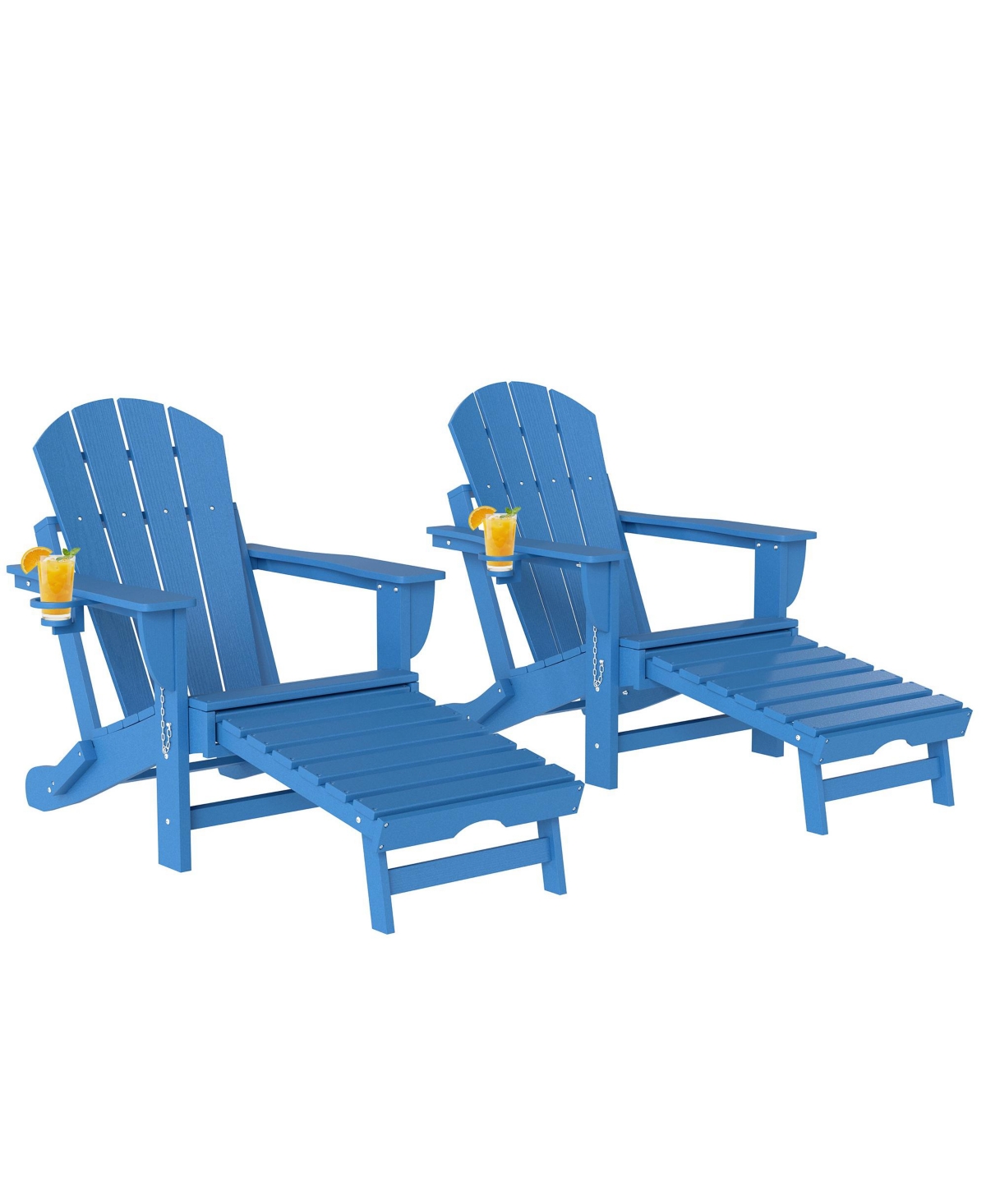 Click here for Outsunny Adirondack Chair Set of 2  Hdpe Fire Pit... prices