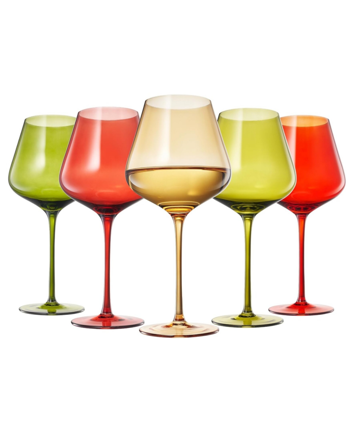 Click here for The Wine Savant Holiday Wine Glasses  Set of 5 - M... prices