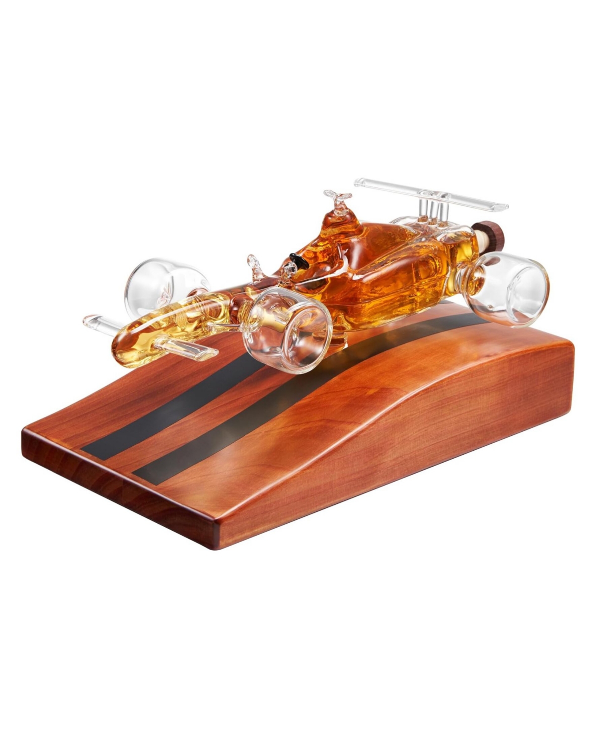 Click here for The Wine Savant Race Car Glass 18 oz. Whiskey Deca... prices