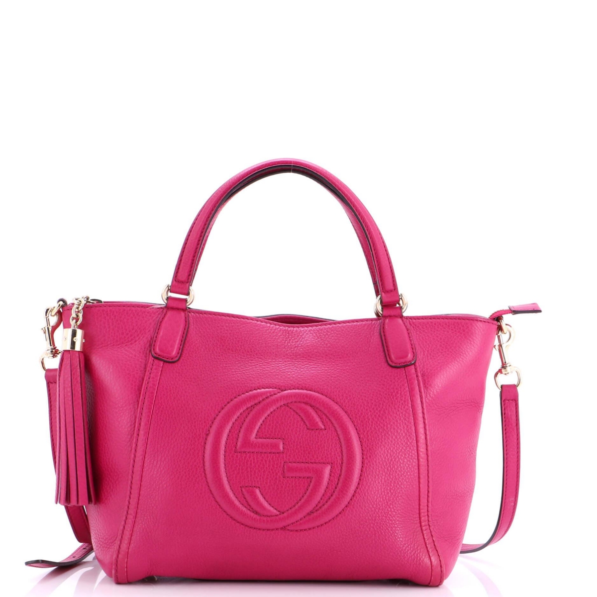 Click here for Pre-Owned Gucci Small Soho Convertible Top Handle... prices