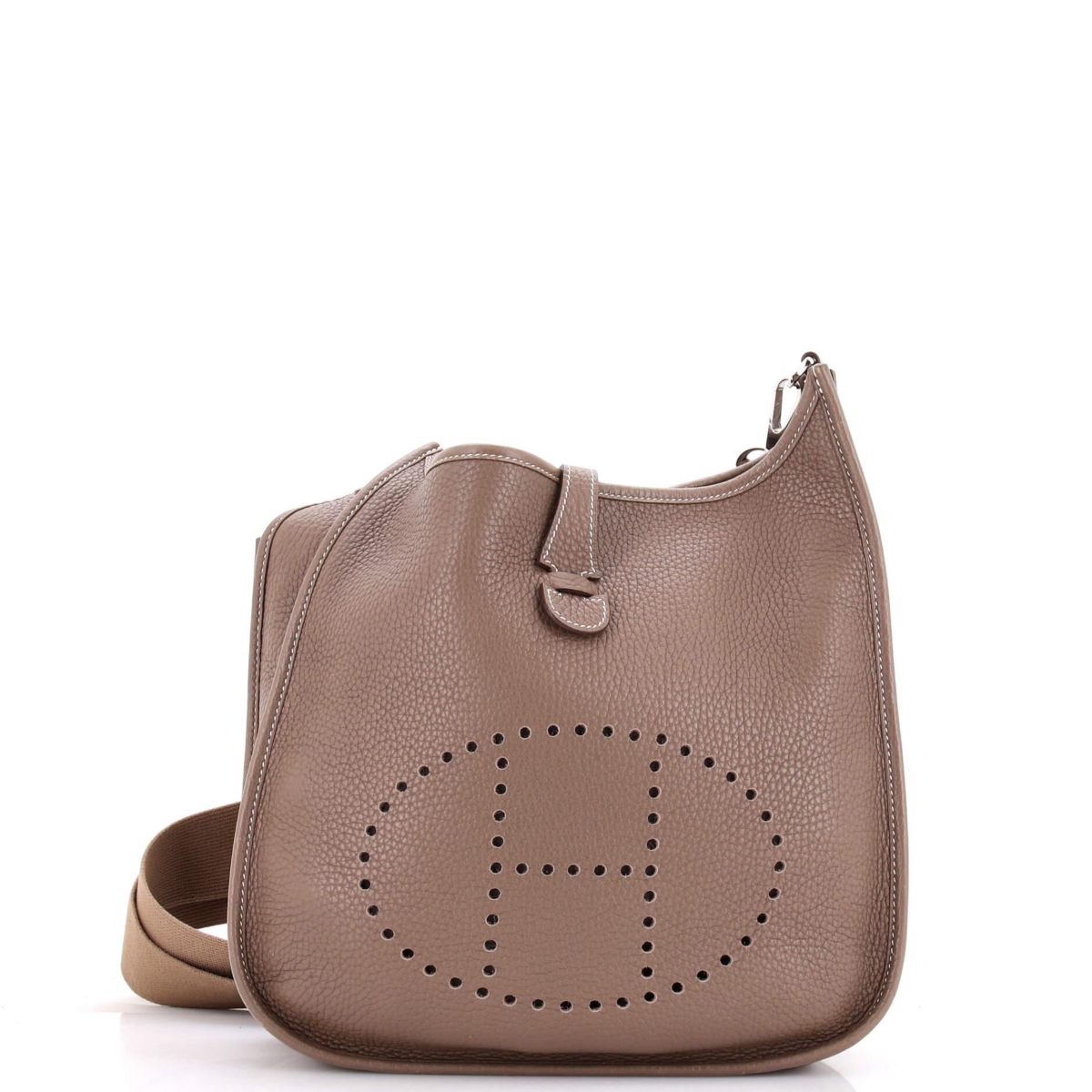 Click here for Pre-Owned HERMES Pm Evelyne Bag Gen Iii Clemence -... prices