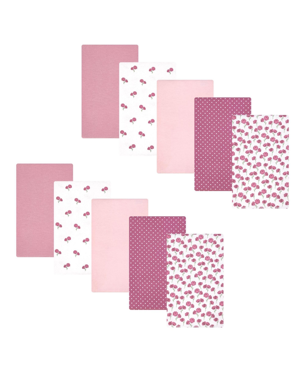 Click here for Hudson Baby Girl Cotton Poly Flannel Burp Cloths 1... prices