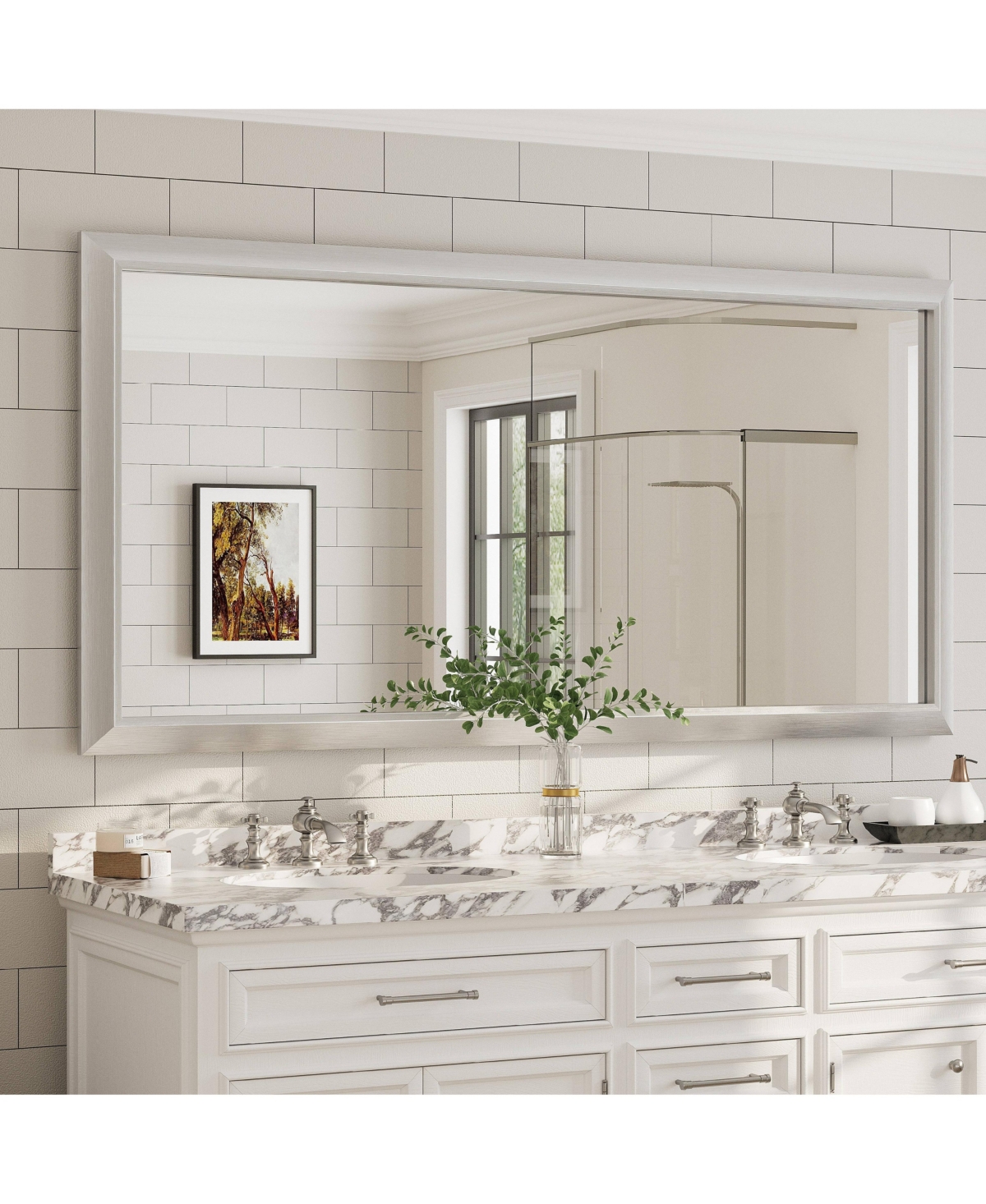 Click here for Apmir 72 x 36 Inch Thick Metal Framed Wall Mirrors... prices