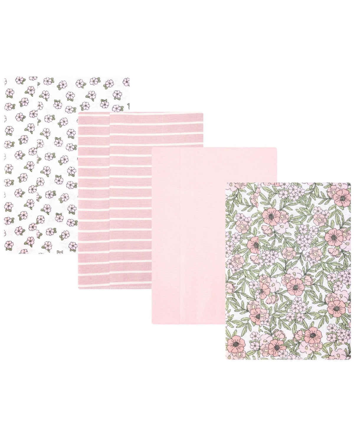 Click here for Hudson Baby Girl Cotton Poly Flannel Burp Cloths 4... prices