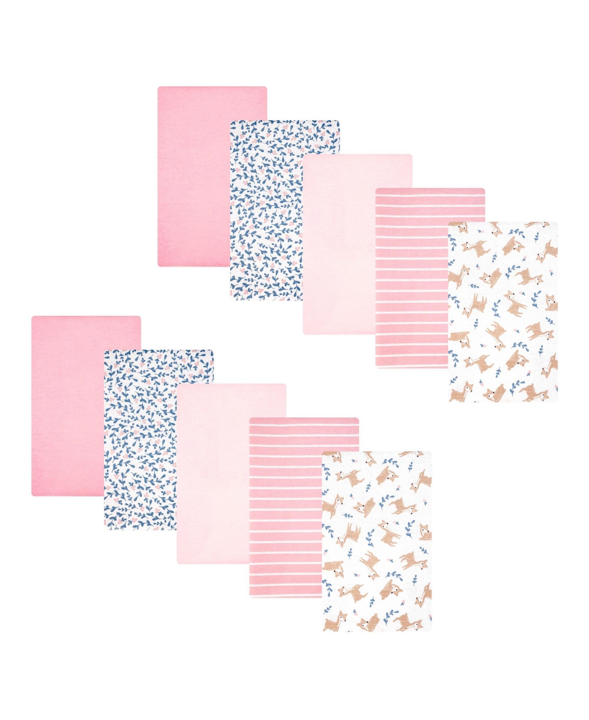 Click here for Hudson Baby Girl Cotton Poly Flannel Burp Cloths 1... prices