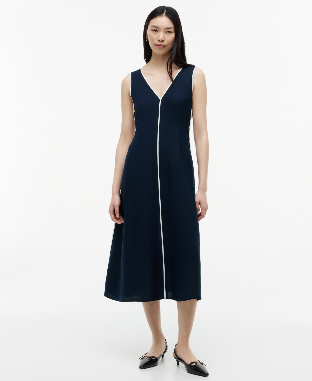 Click here for Tommy Hilfiger Womens Contrast Binding Sleeveless... prices