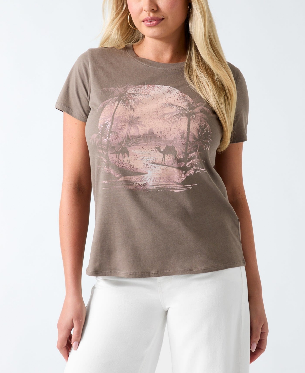 Click here for Guess Womens Short-Sleeve Desert Mirage Easy T-Shi... prices