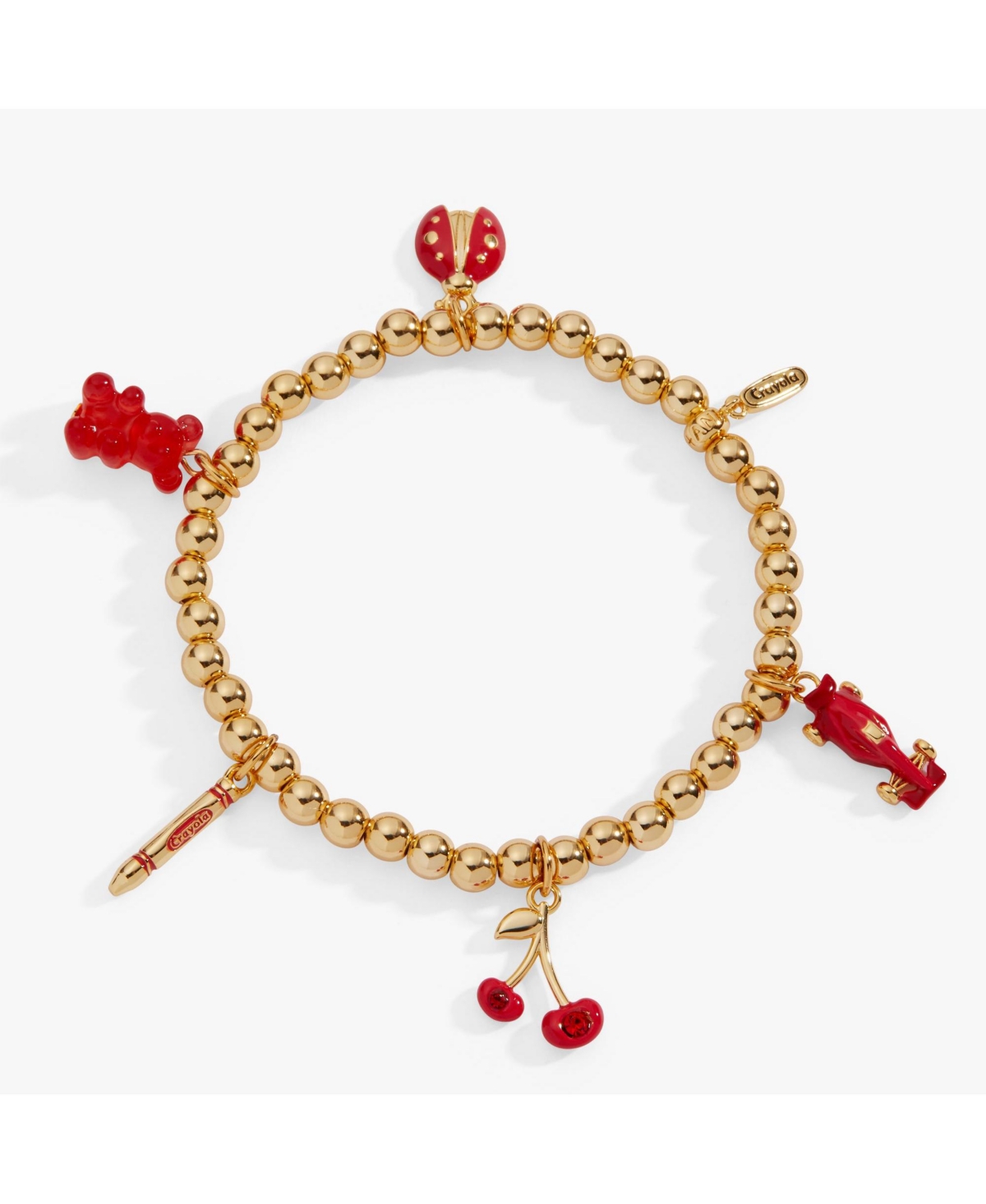Click here for Alex and Ani Crayola Scarlet Charm Stretch Bracele... prices