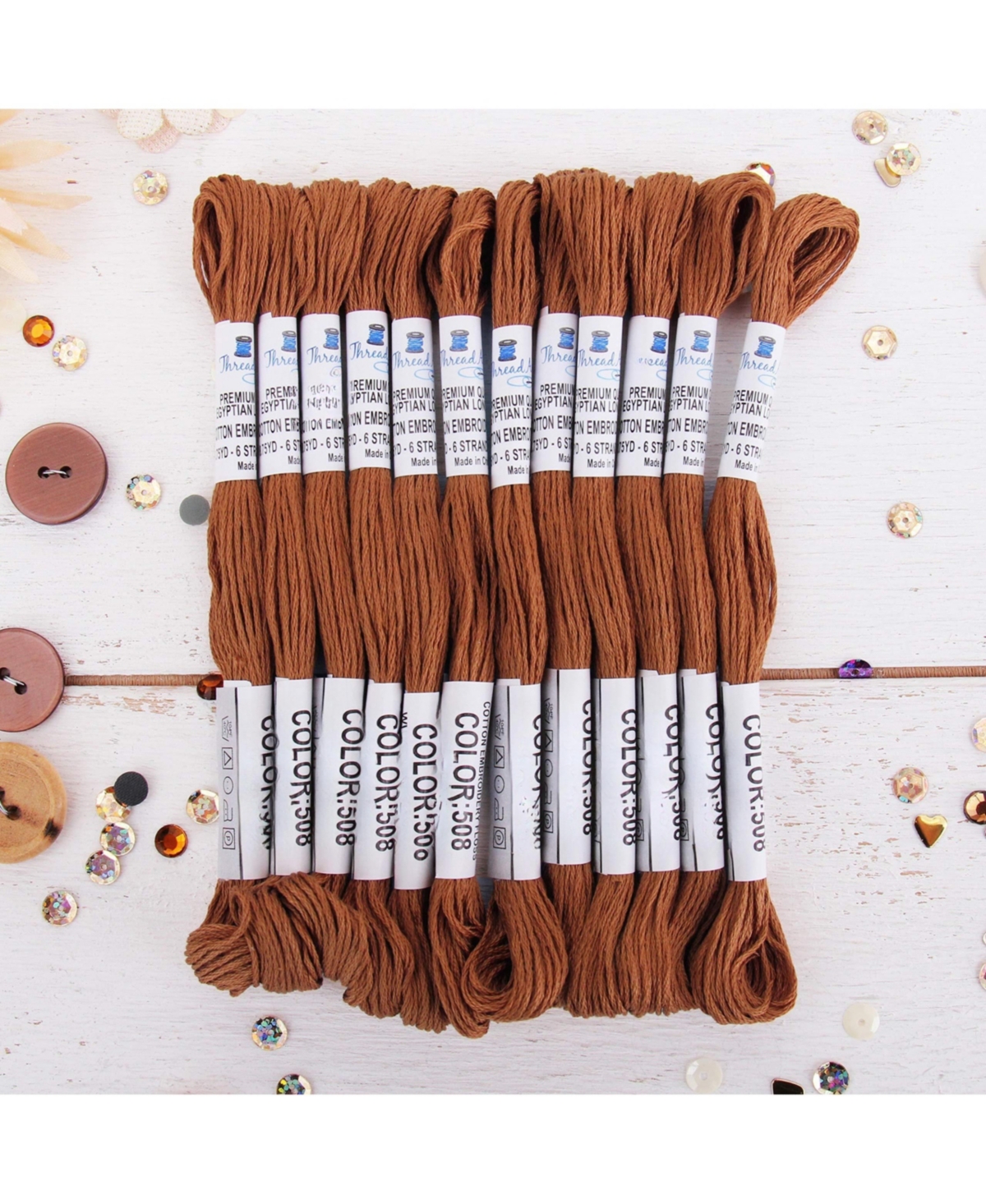 Click here for Gnuadz 12 Skeins Egyptian Cotton Embroidery Floss... prices