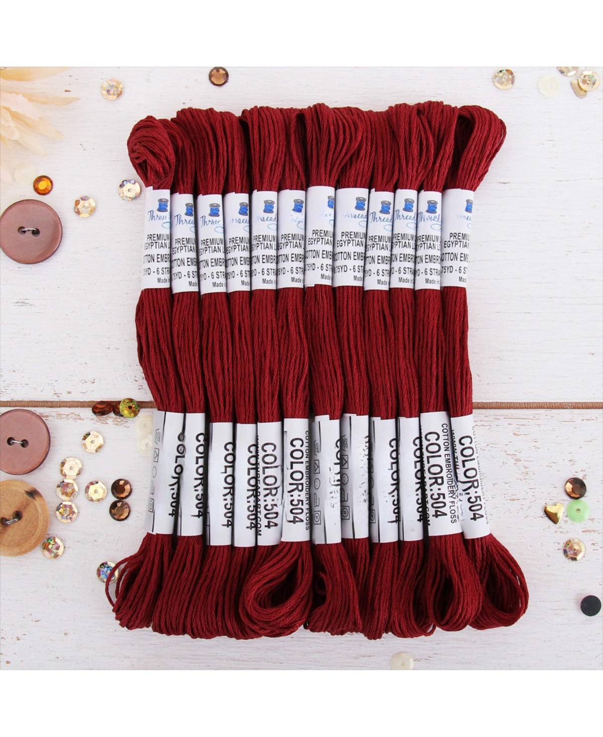 Click here for Gnuadz 12 Skeins Egyptian Cotton Embroidery Floss... prices