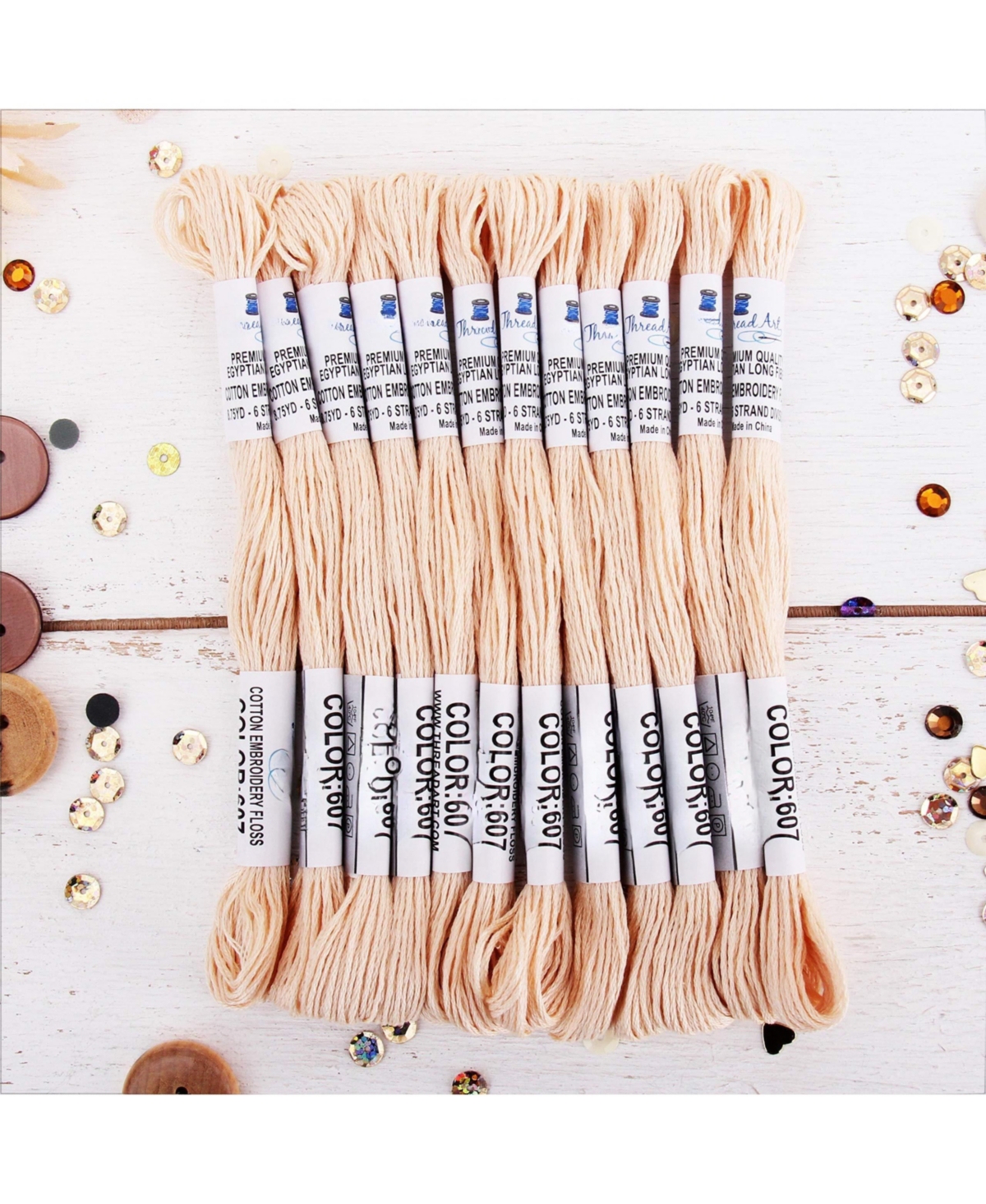 Click here for Gnuadz 12 Skeins Egyptian Cotton Embroidery Floss... prices