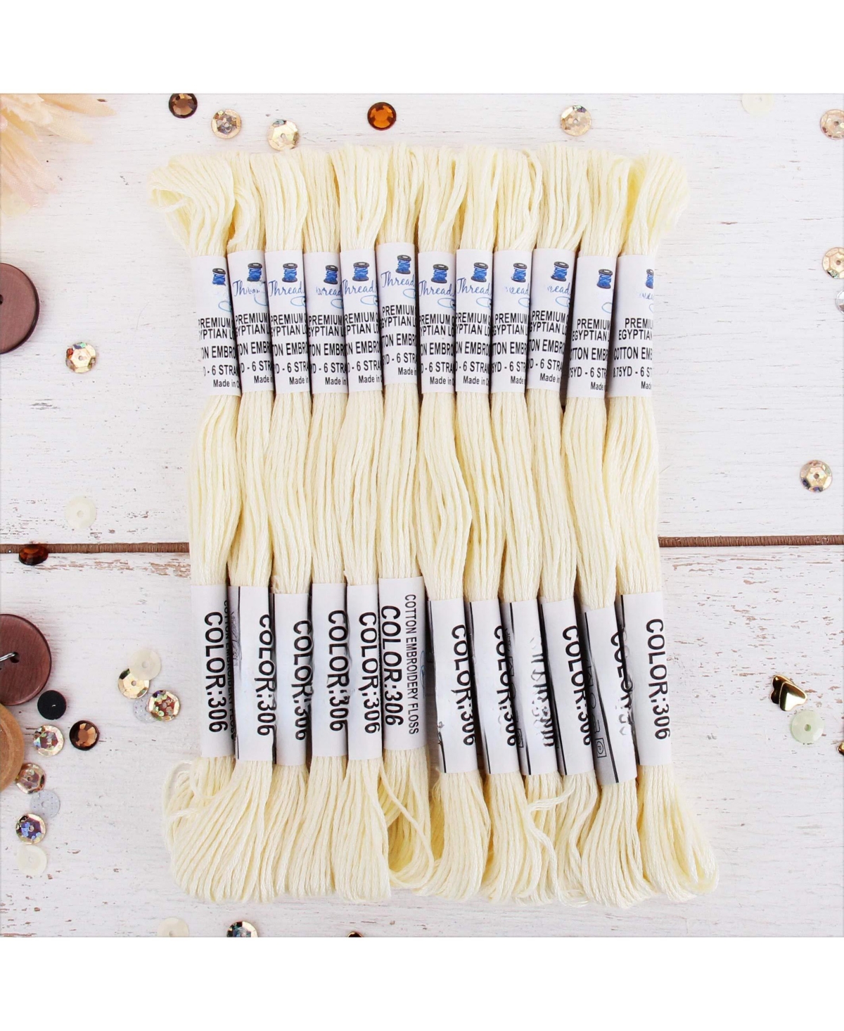 Click here for Gnuadz 12 Skeins Egyptian Cotton Embroidery Floss... prices