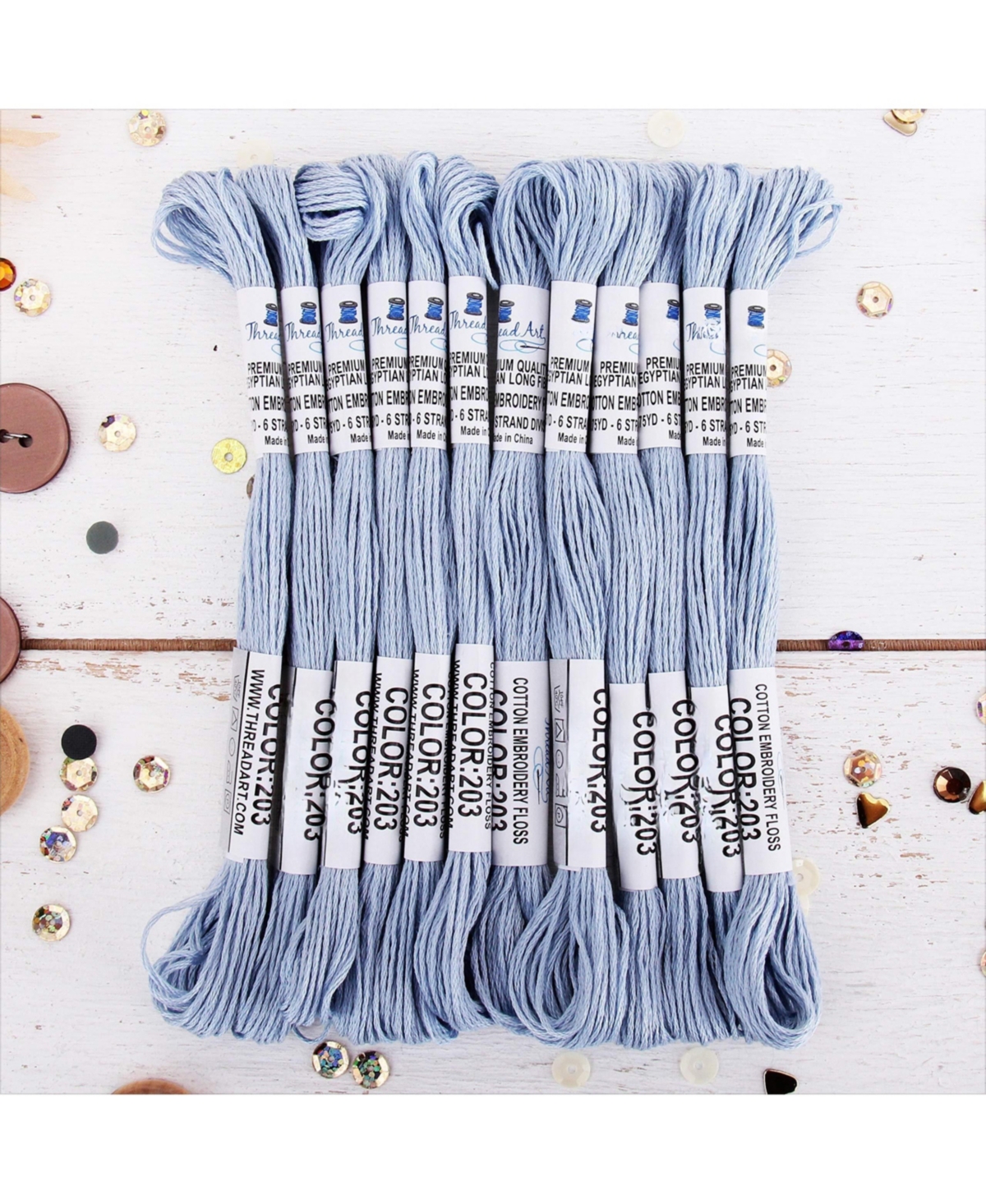 Click here for Gnuadz 12 Skeins Egyptian Cotton Embroidery Floss... prices