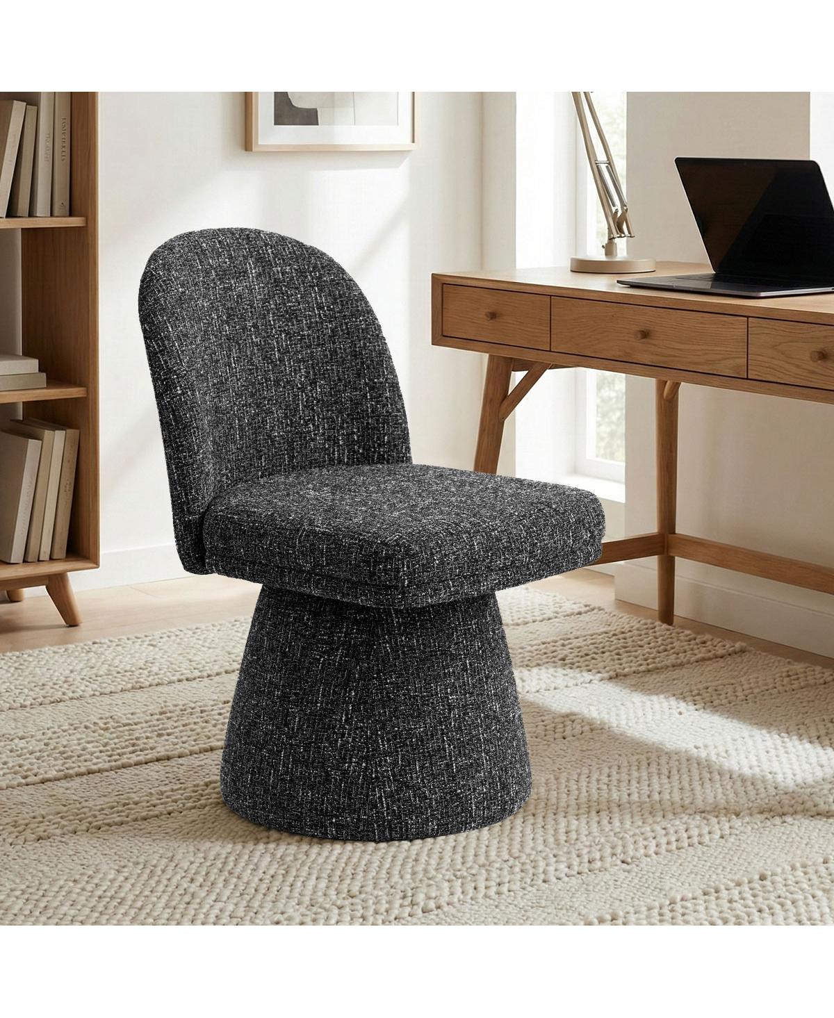 Click here for Maison Boucle Swivel Home Office Chair  Upholstere... prices