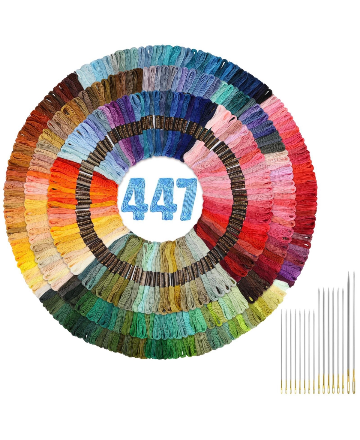 Click here for Gnuadz 447 Colors Embroidery Floss Cross Thread Fr... prices