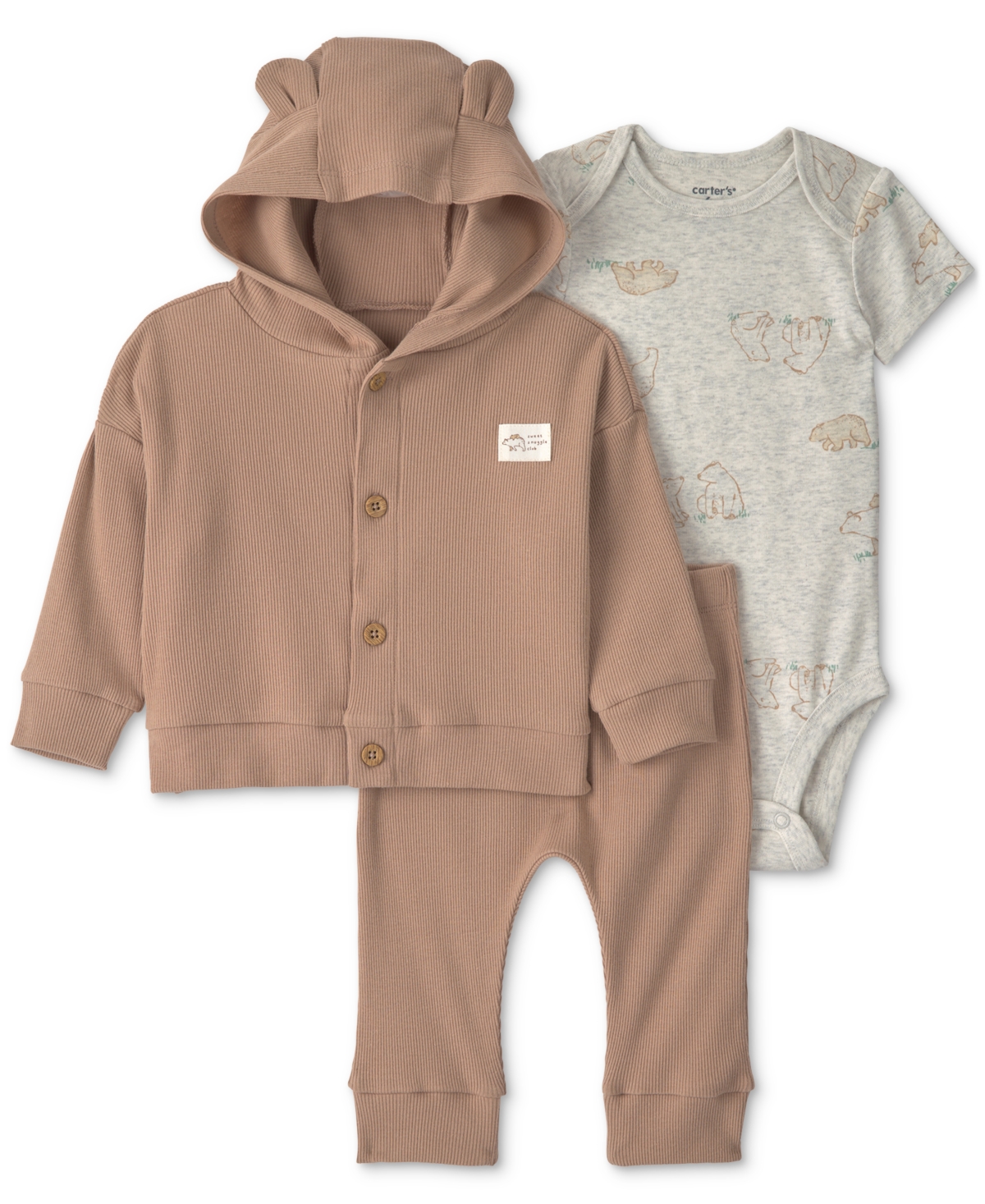 Click here for Carters Baby Boys Bear Bodysuit  Cardigan and Pant... prices