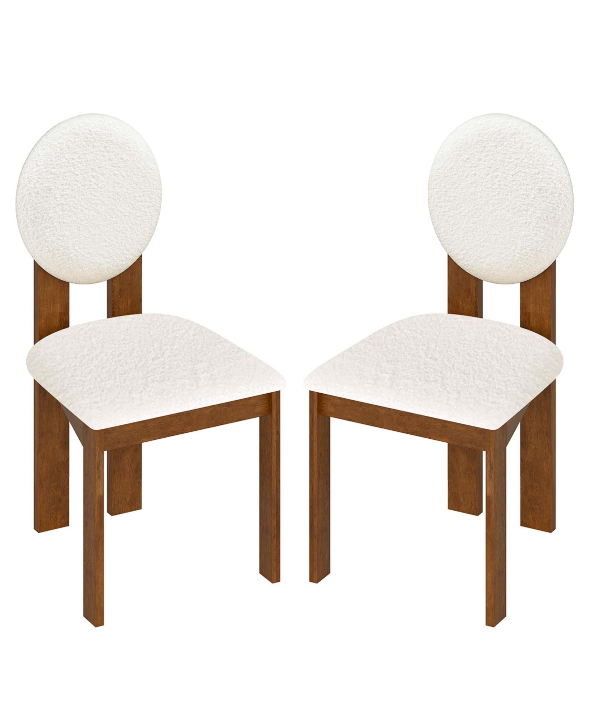 Click here for Slickblue Set of 2 Sherpa Upholstered Dining Chair... prices