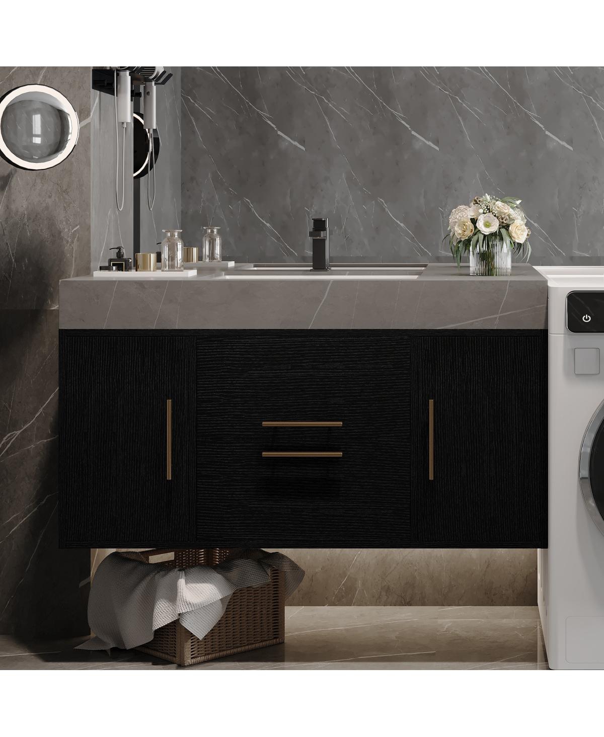 Click here for Sillysis 39.4 Inch Floating Bathroom Vanity with F... prices
