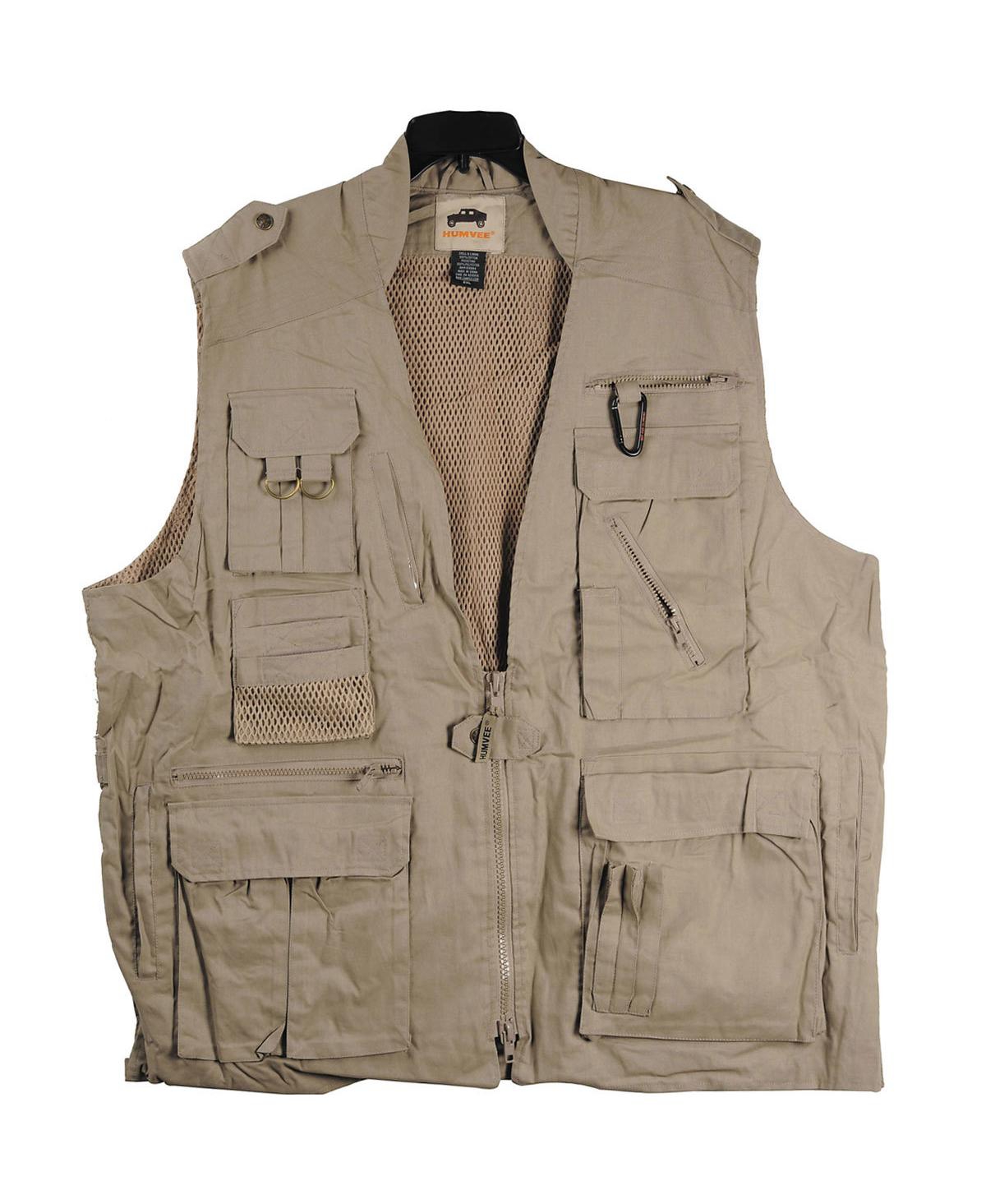 Click here for Campco Humvee Safari Photo Vest - Khaki - Large -... prices