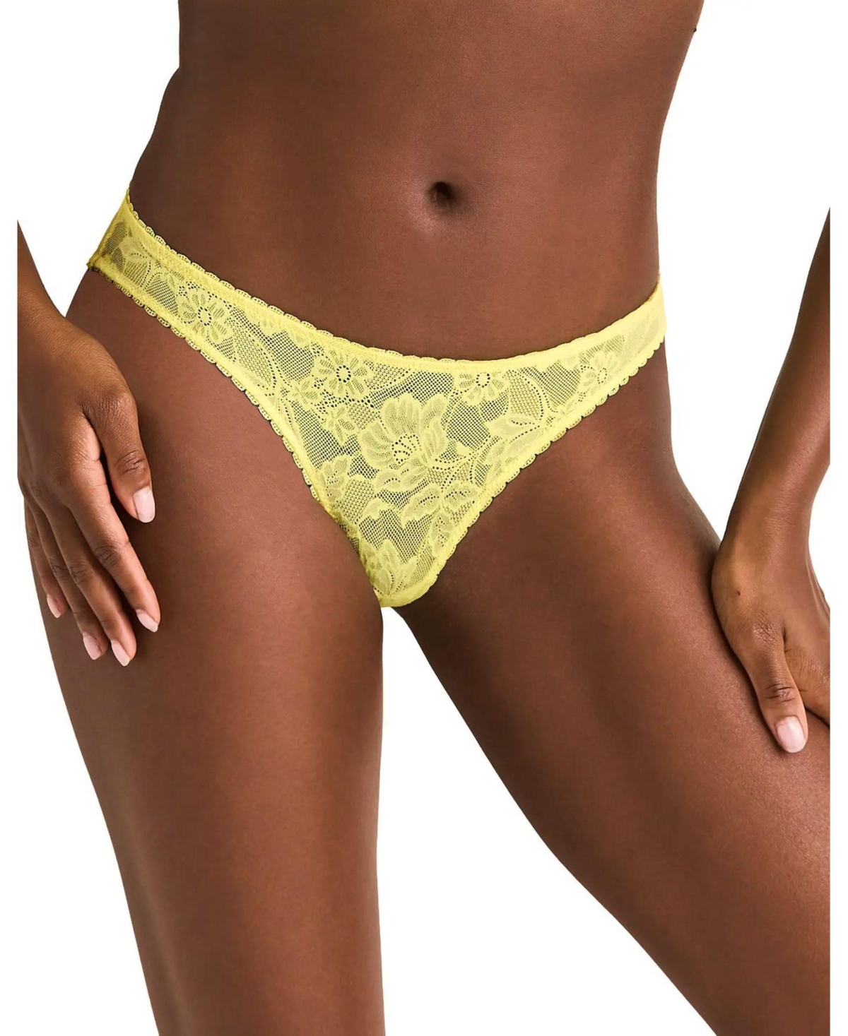 Click here for Adore Me Womens Leina Bikini Panty - Light yellow prices