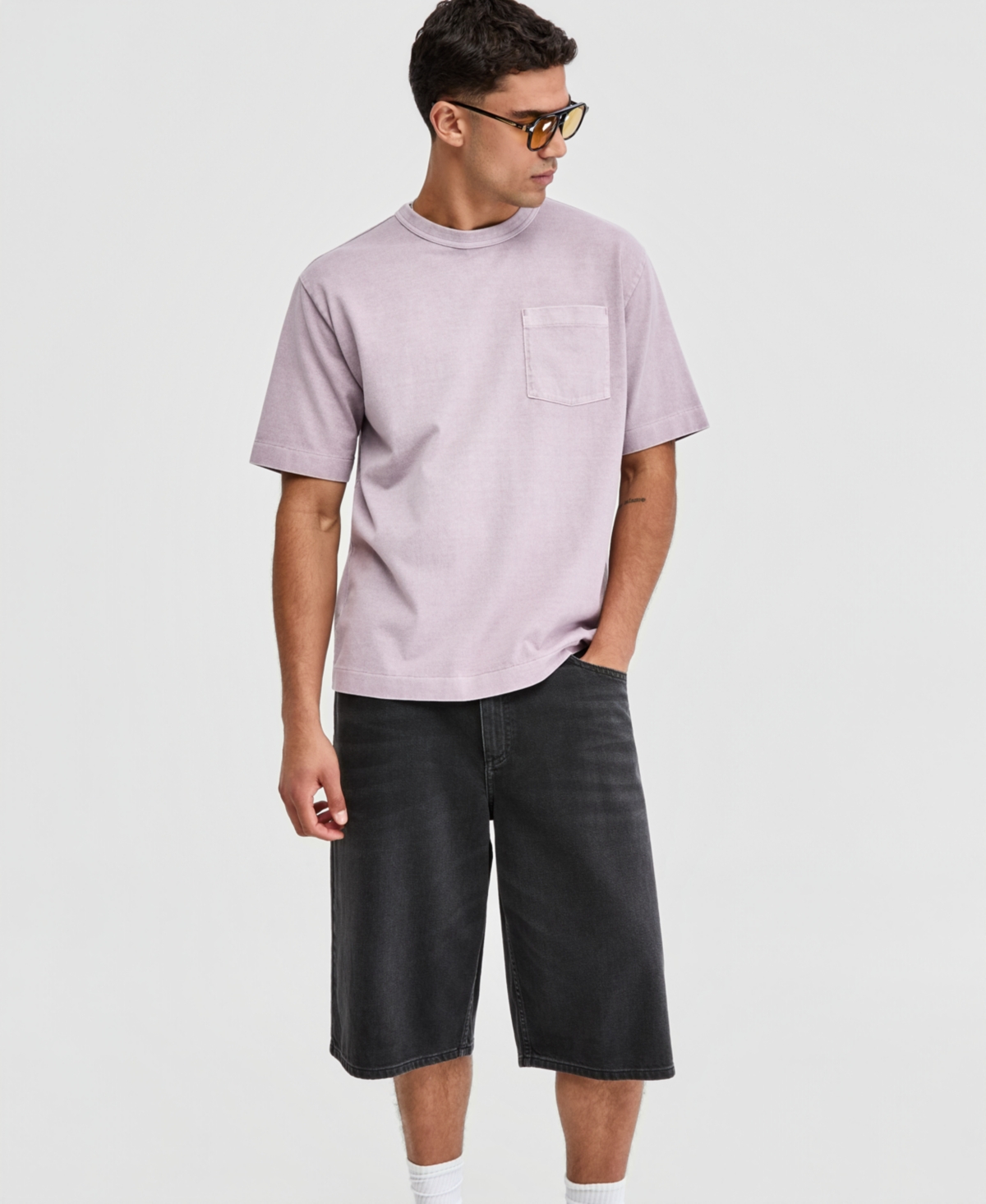 Click here for Mode of One Mens Relaxed-Fit Washed Pocket T-Shirt... prices