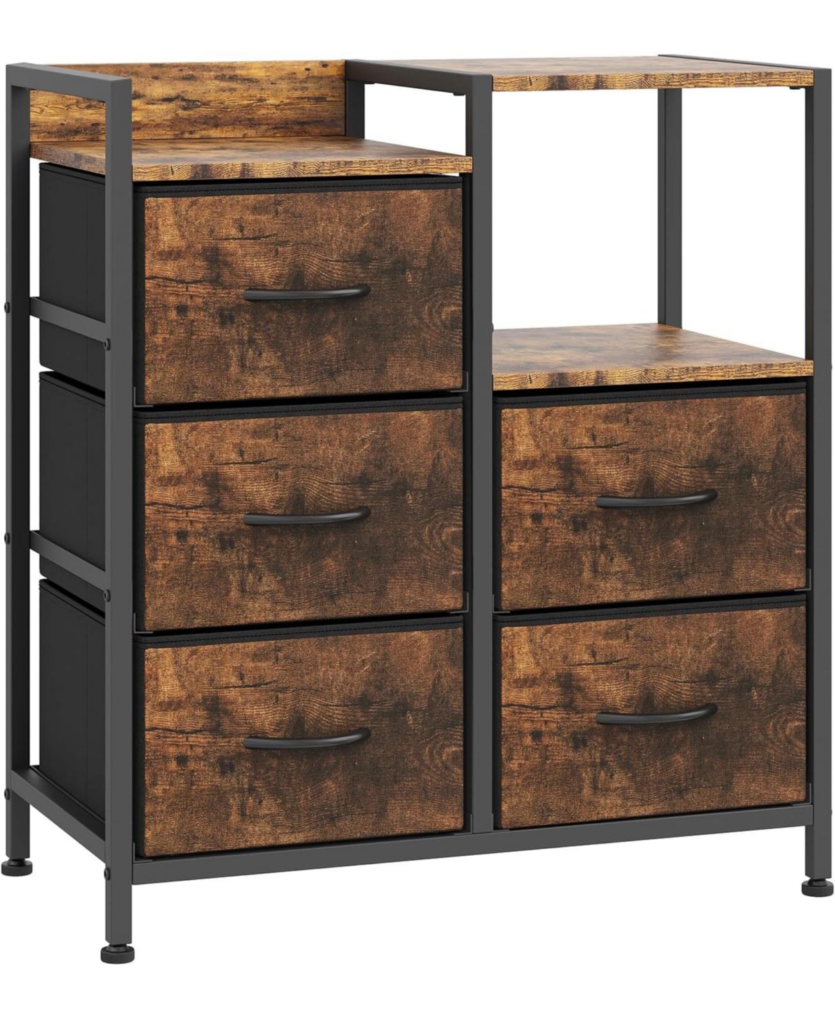 Click here for gaomon 5-Drawer Filing Cabinet with Open Storage S... prices
