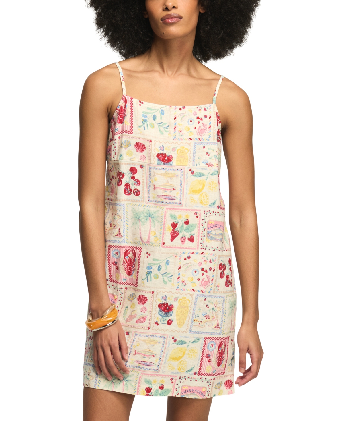 Click here for Lucky Brand Womens Sleeveless Conversational Print... prices