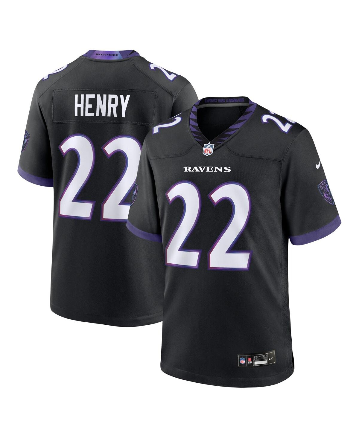 Click here for Nike Mens Derrick Henry Black Baltimore Ravens Alt... prices