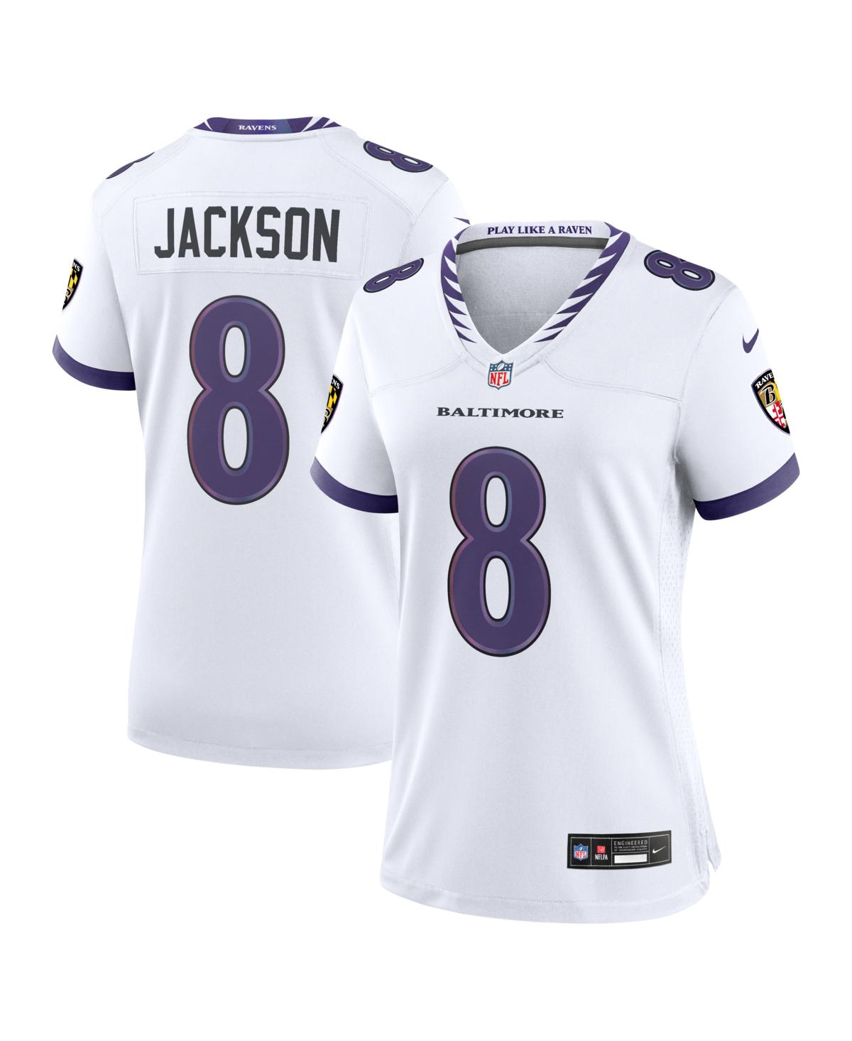 Click here for Nike Womens Lamar Jackson White Baltimore Ravens G... prices