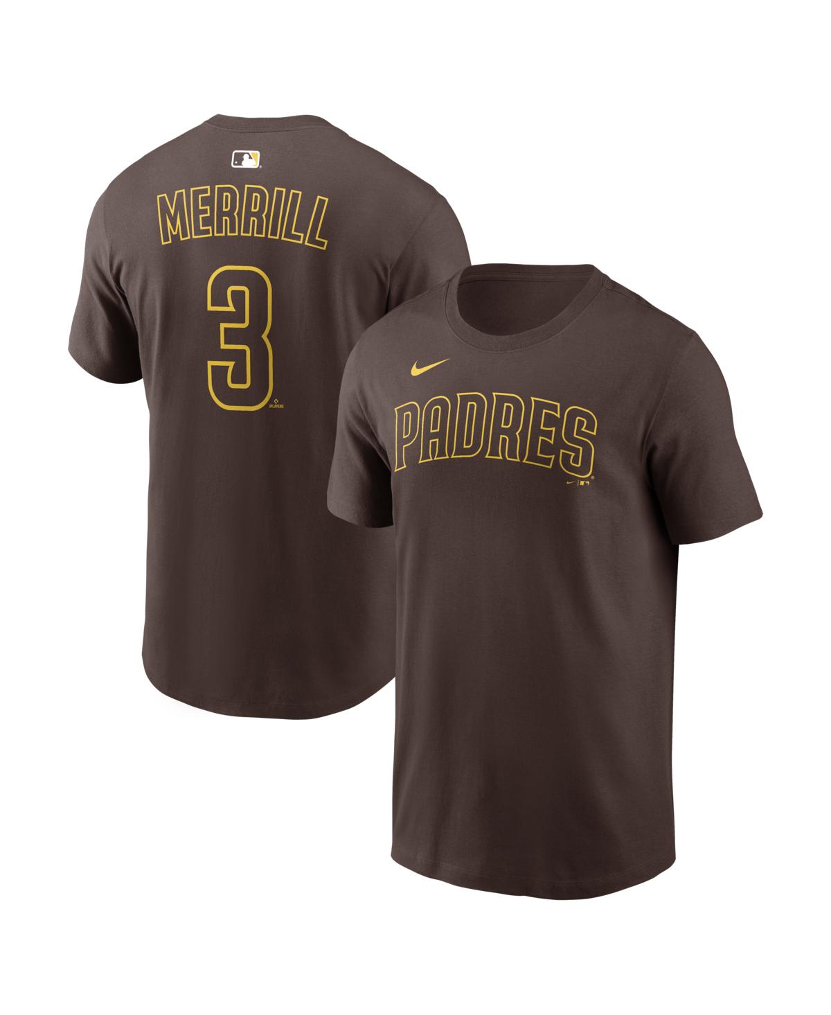Click here for Nike Mens Jackson Merrill Brown San Diego Padres H... prices