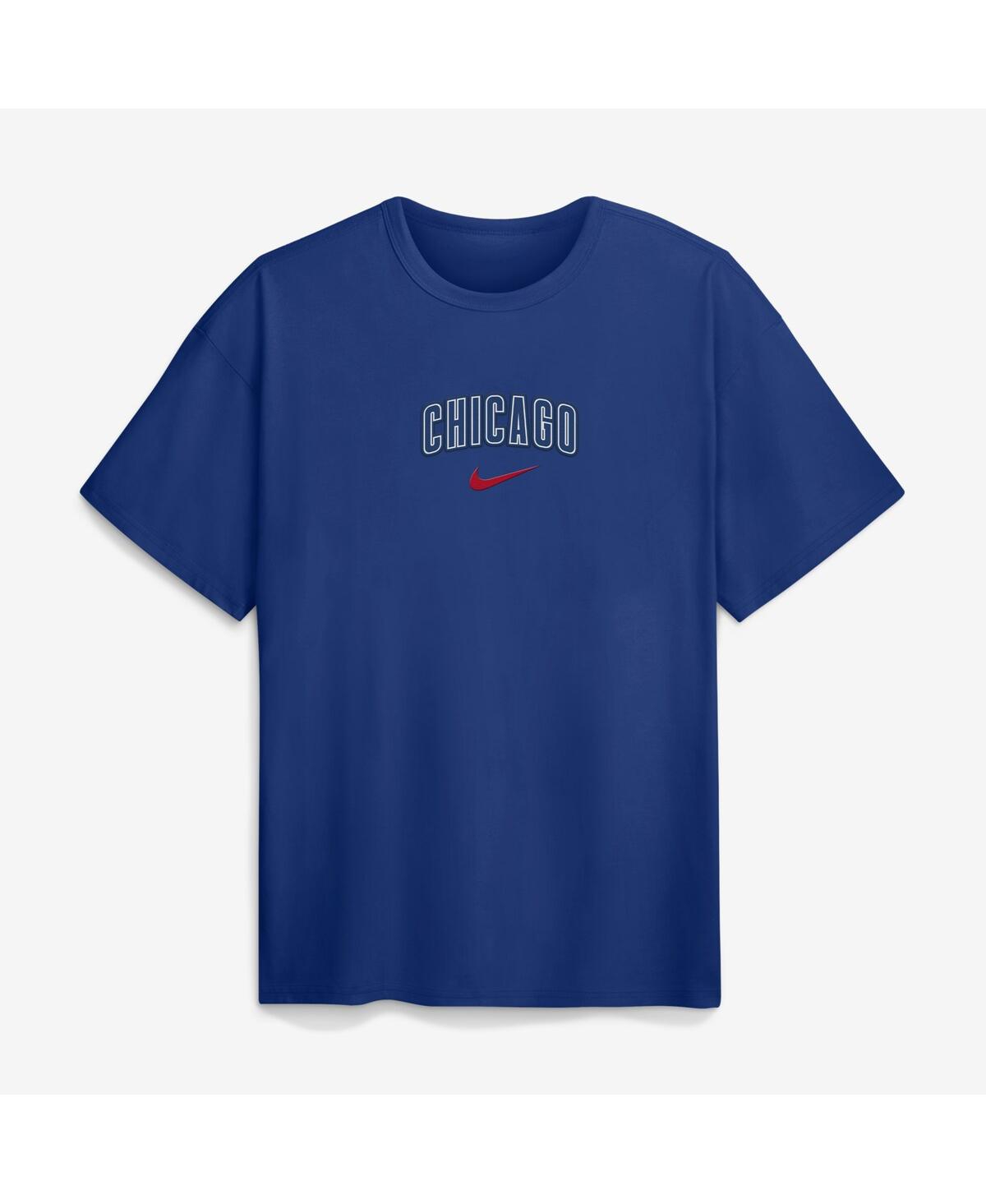 Click here for Nike Mens Royal Chicago Cubs City Name Max90 T-Shi... prices