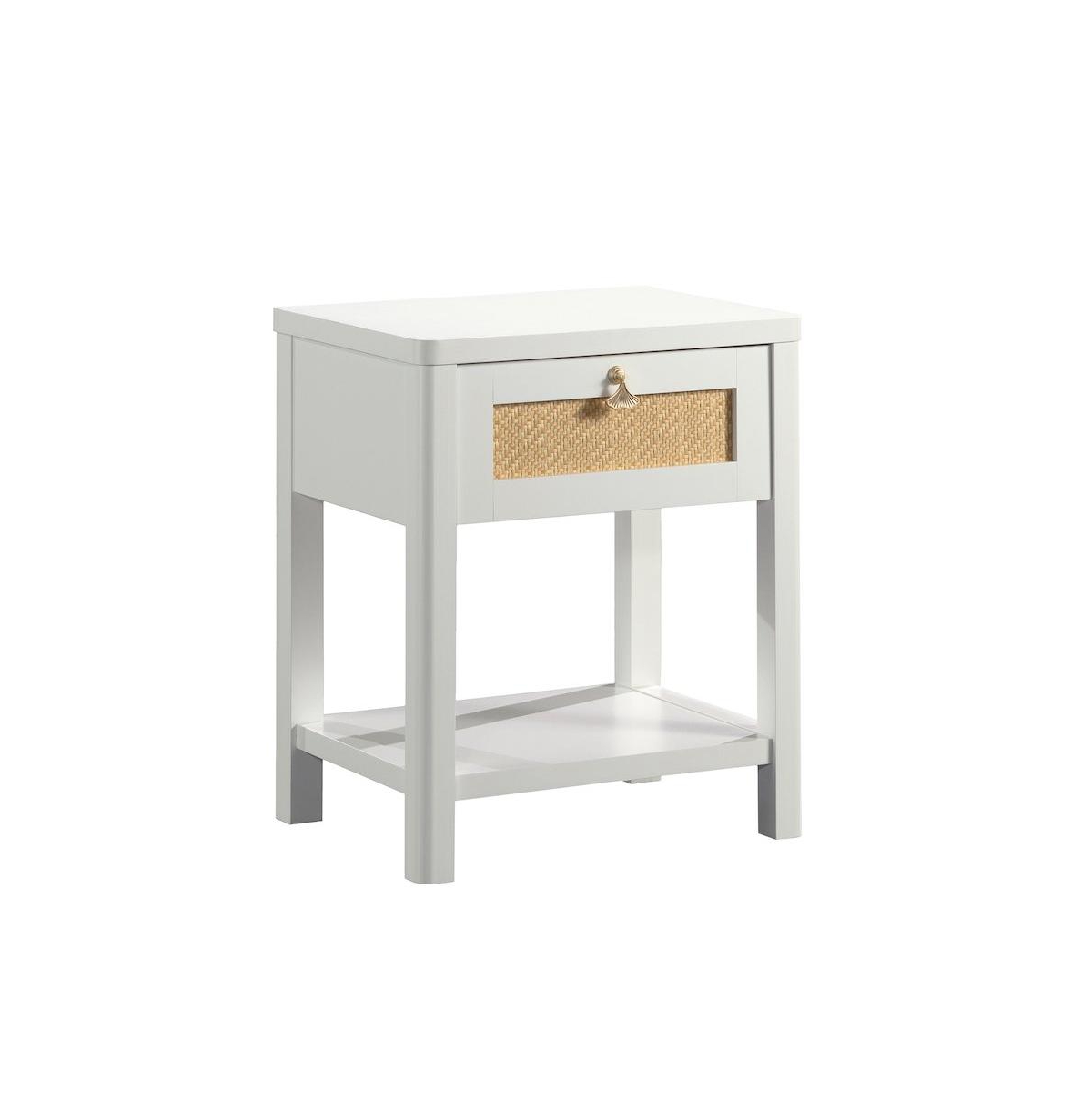 Click here for Sauder Isabella Isle Nightstand  Finish - White prices