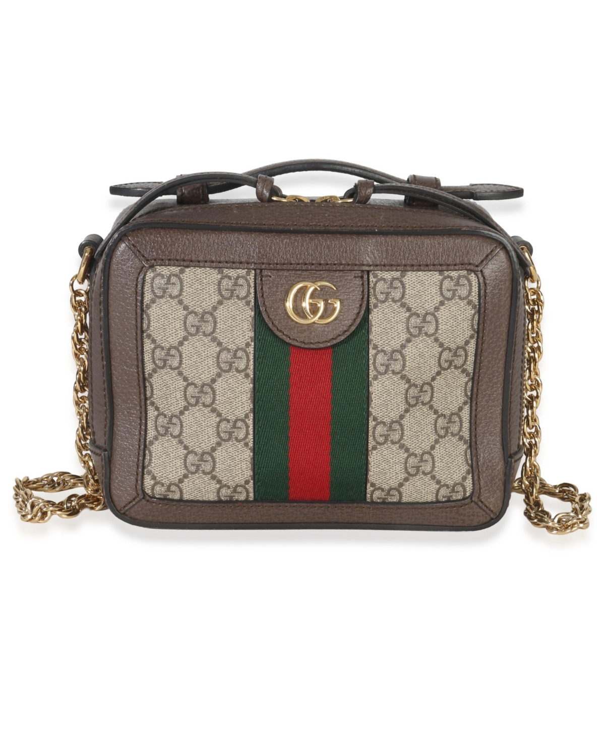 Click here for Pre-Owned Gucci Beige Ebony Ophidia Gg Mini Suprem... prices