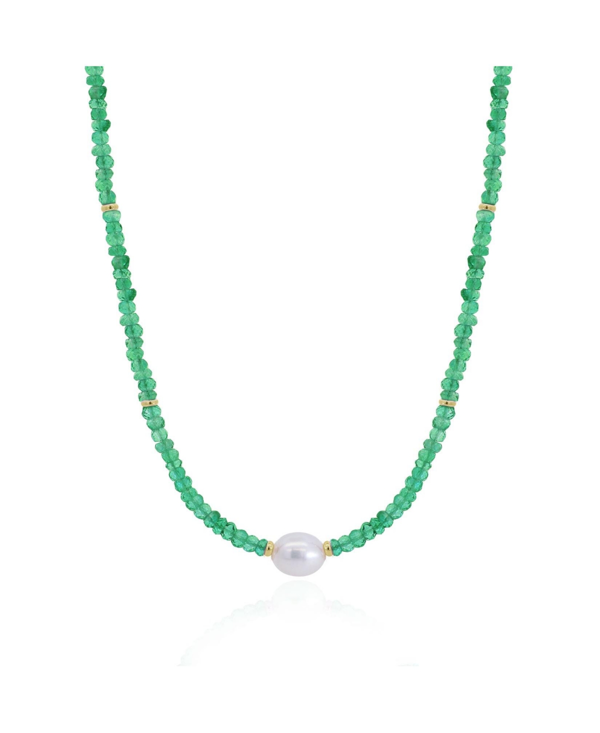 Click here for The Lovery Onyx Bead Pearl Necklace 14K Gold prices